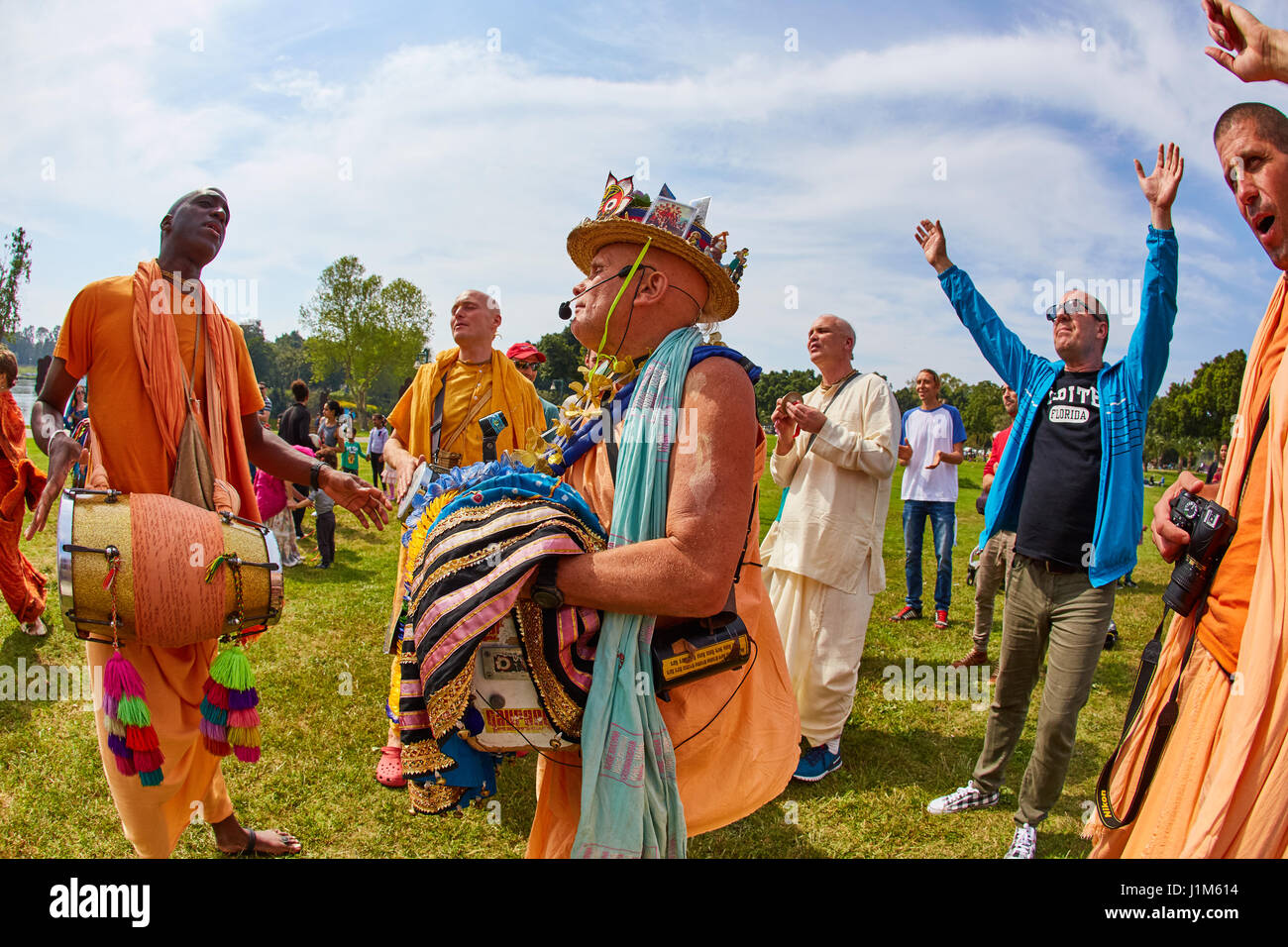 Hare krishna monk hi-res stock photography and images - Alamy