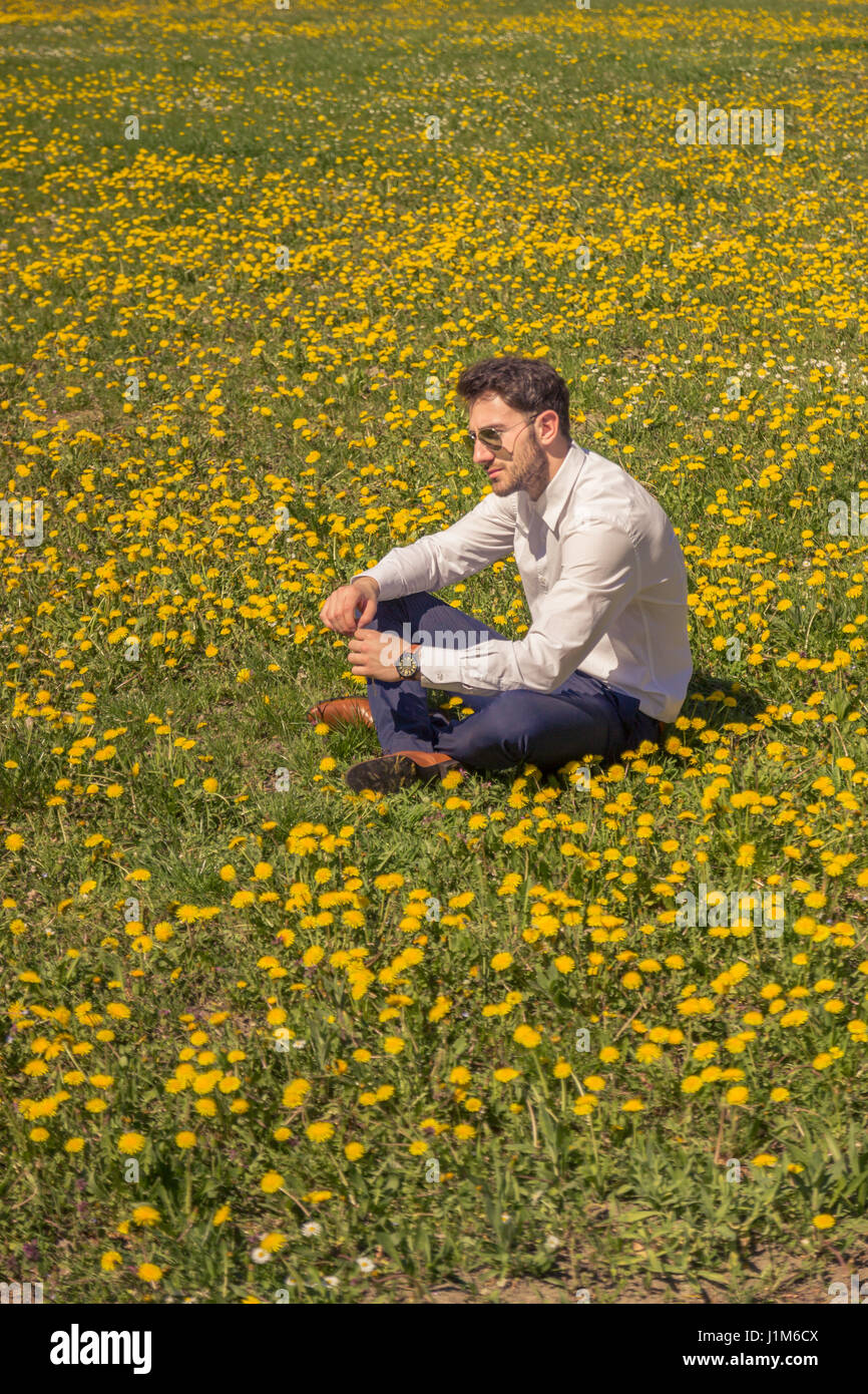 One Flower In A Field