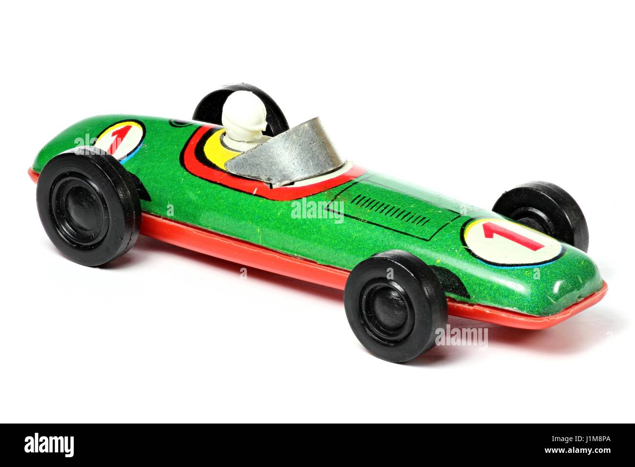 old model racer isolated on white background Stock Photo - Alamy
