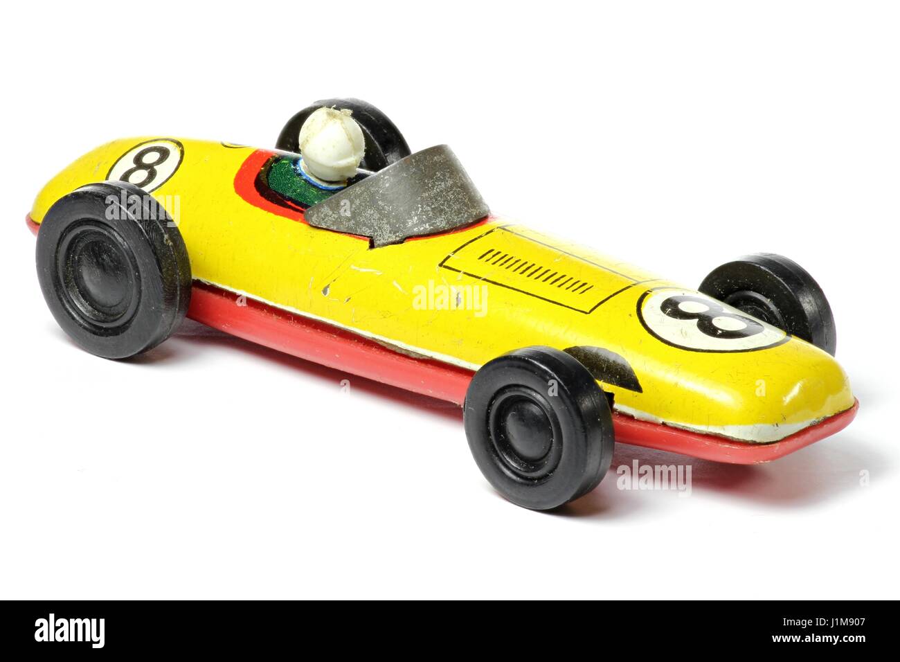 old model racer isolated on white background Stock Photo - Alamy