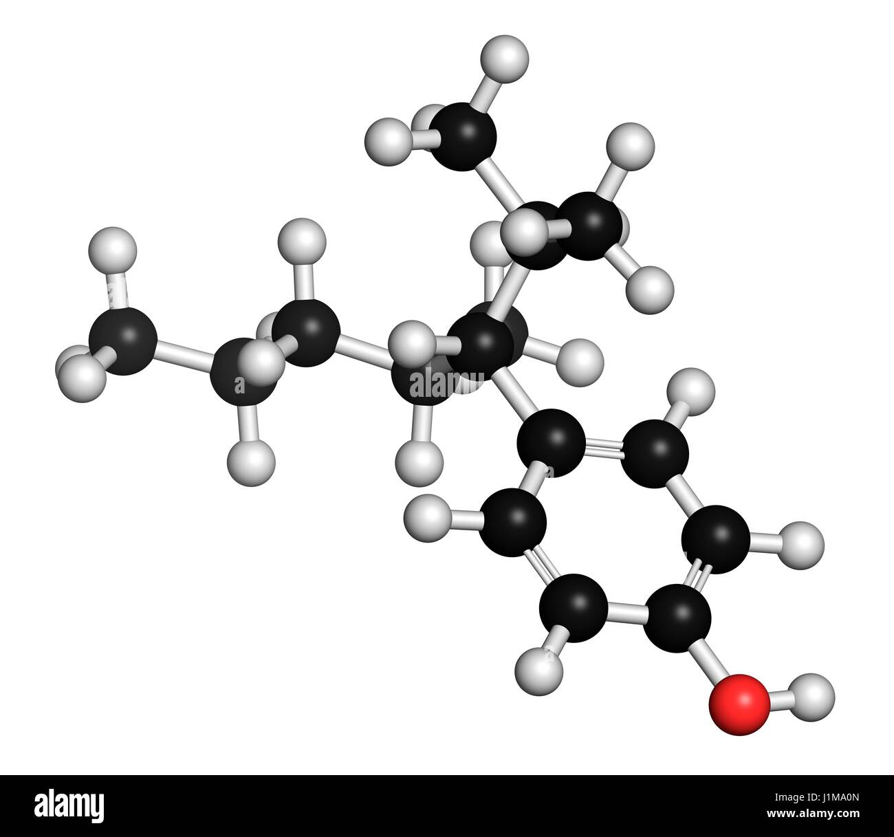 Nonylphenol endocrine disruptor molecule Cut Out Stock Images ...