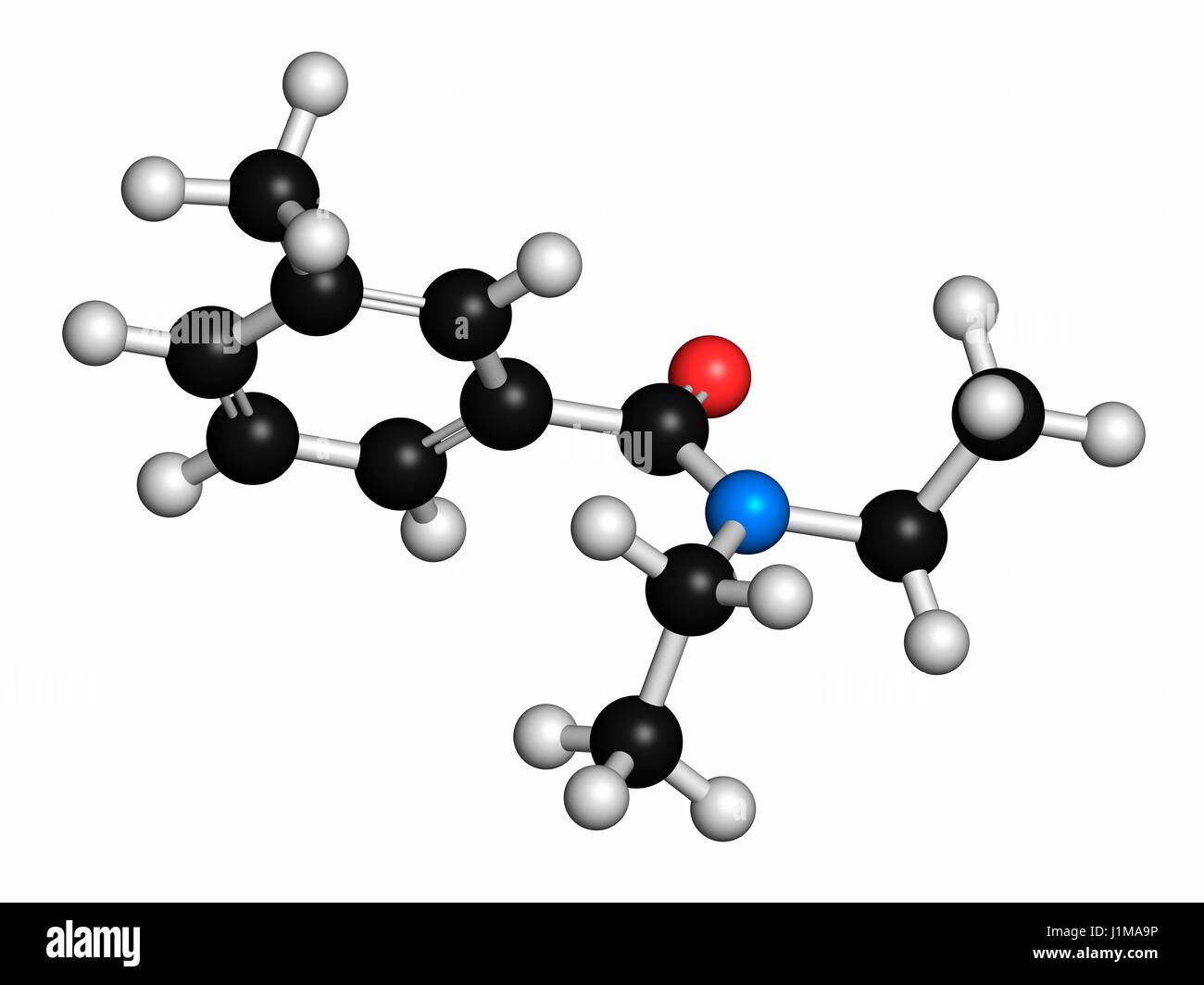 DEET (diethyltoluamide, N,N-Diethyl-meta-toluamide) insect repellent ...