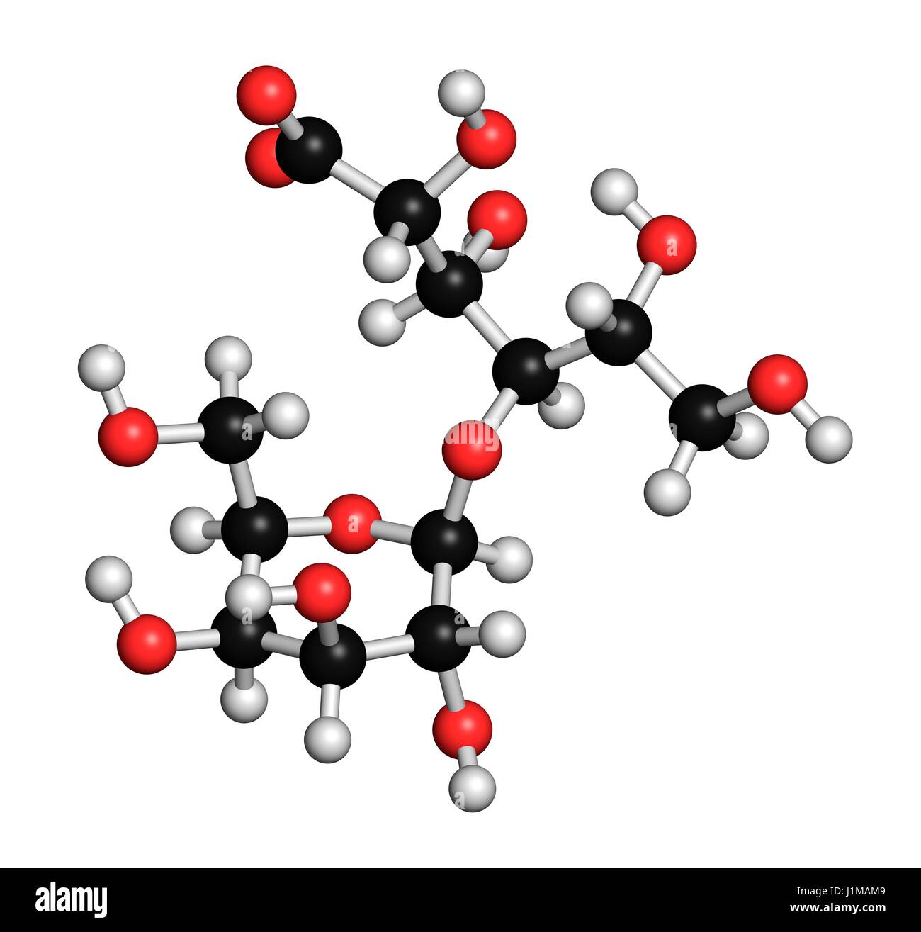 Lactobionic acid lactobionate molecule hi-res stock photography and ...