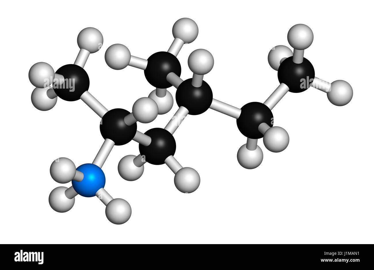 Methylhexanamine stimulant drug molecule hi-res stock photography and ...