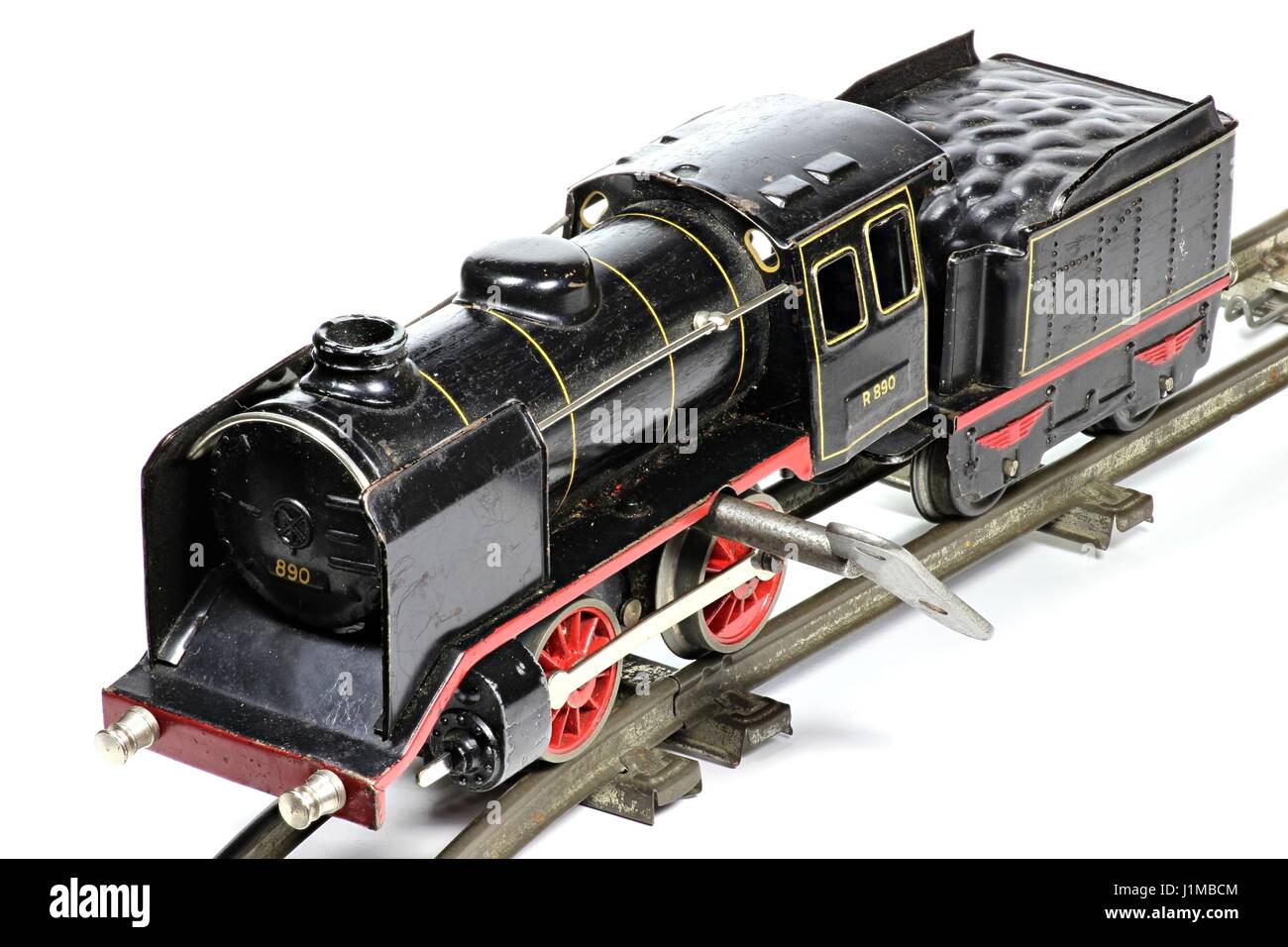 Old railway railroad rail Cut Out Stock Images & Pictures - Alamy