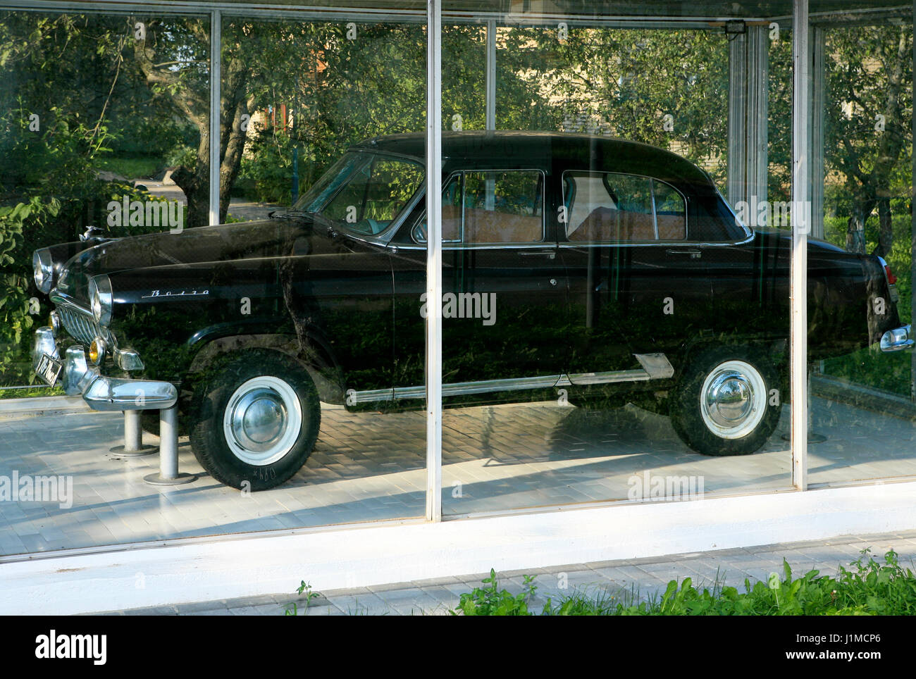 The Volga car of Soviet cosmonaut Yuri Gagarin (1934-1968) in Gagarin ...