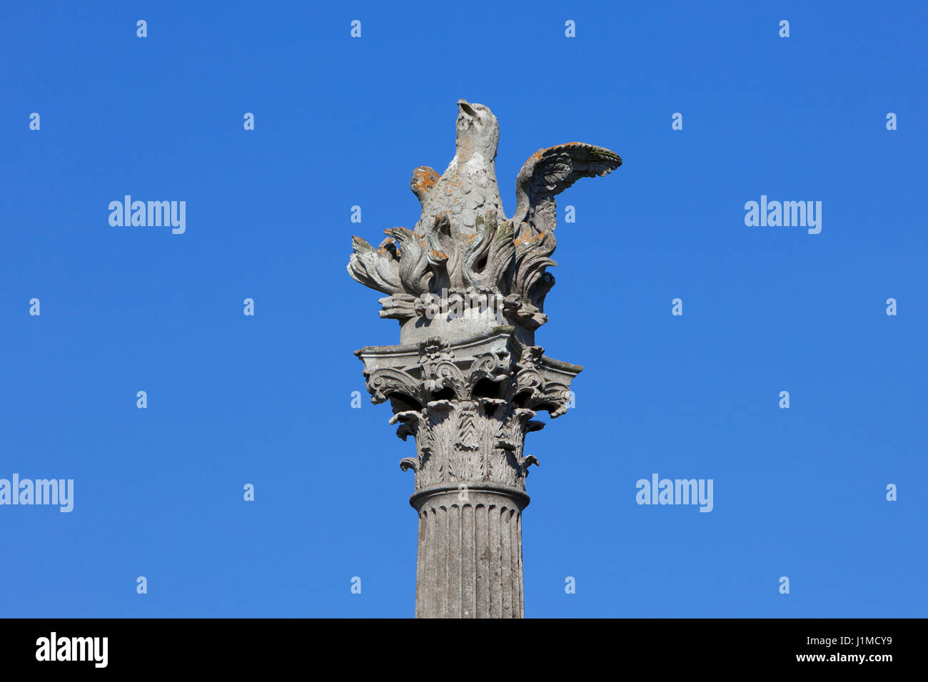 The Phoenix Monument at the Phoenix Park in Dublin, Ireland Stock Photo ...