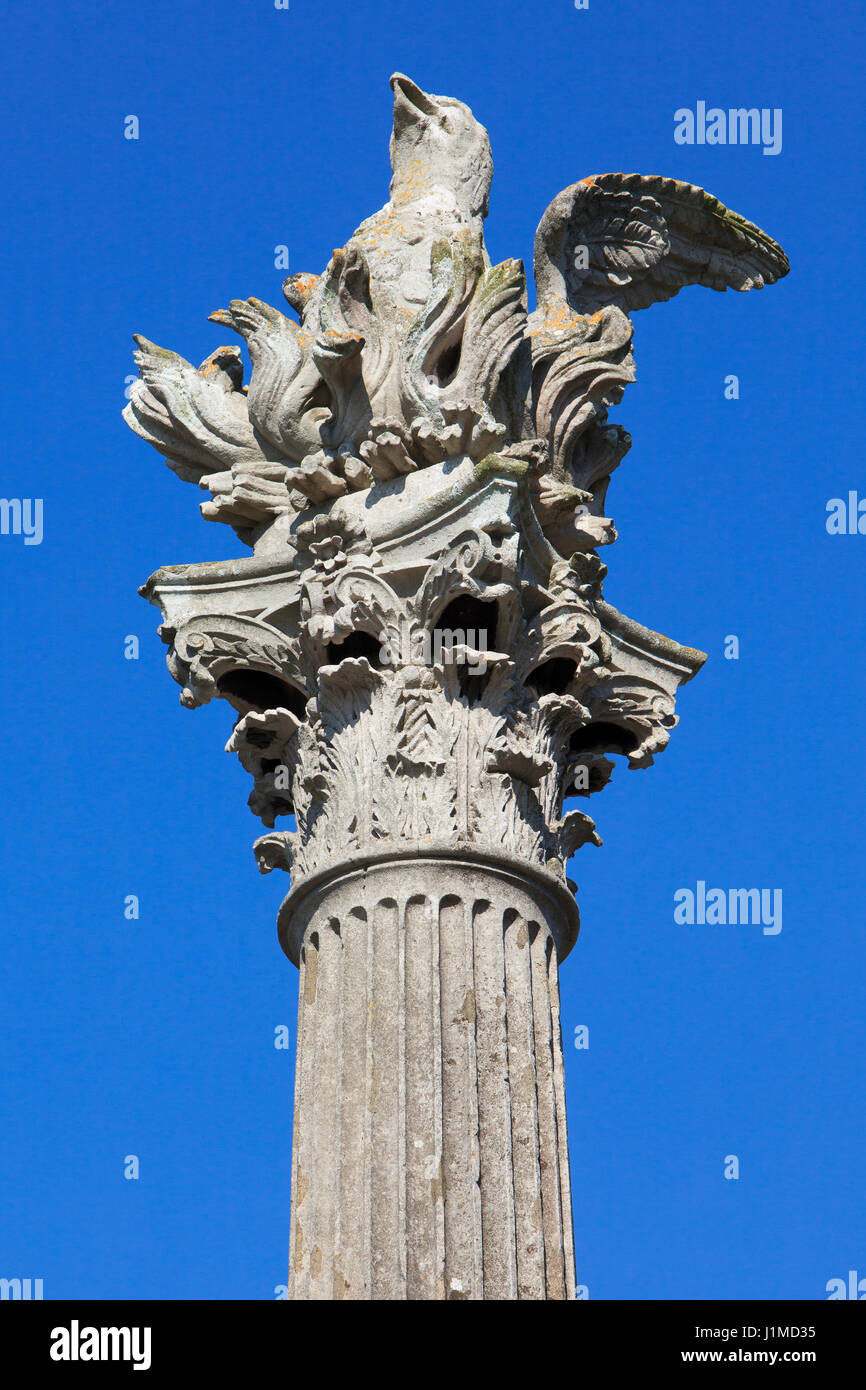 The Phoenix Monument at the Phoenix Park in Dublin, Ireland Stock Photo ...