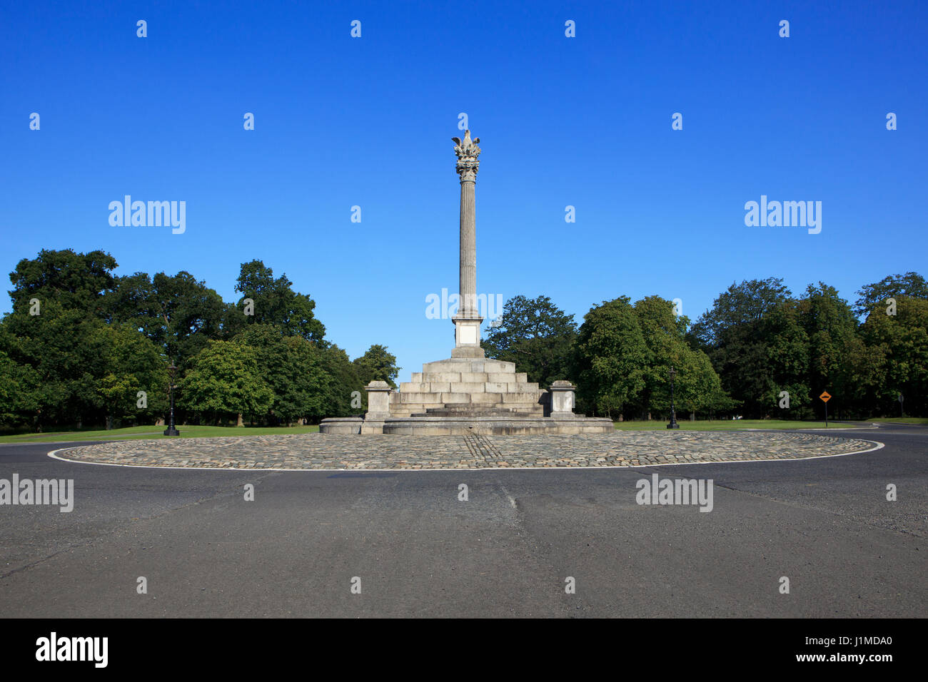 The Phoenix Monument at the Phoenix Park in Dublin, Ireland Stock Photo ...