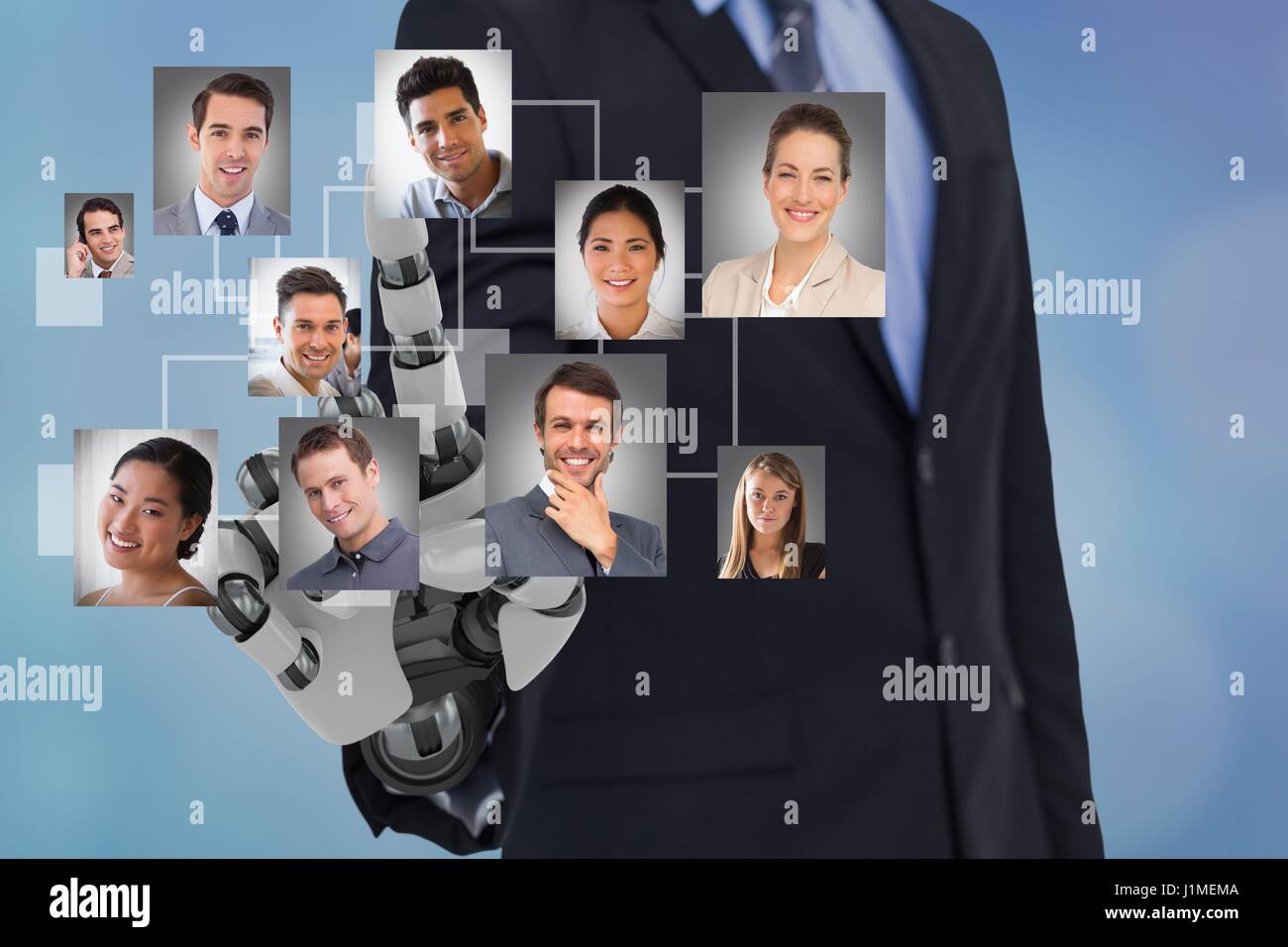 3d computer generated female robot hi-res stock photography and images ...