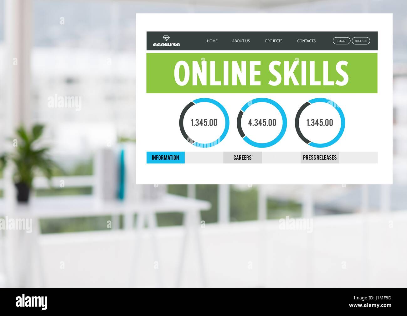 Learning digital skills vector hi-res stock photography and images - Alamy