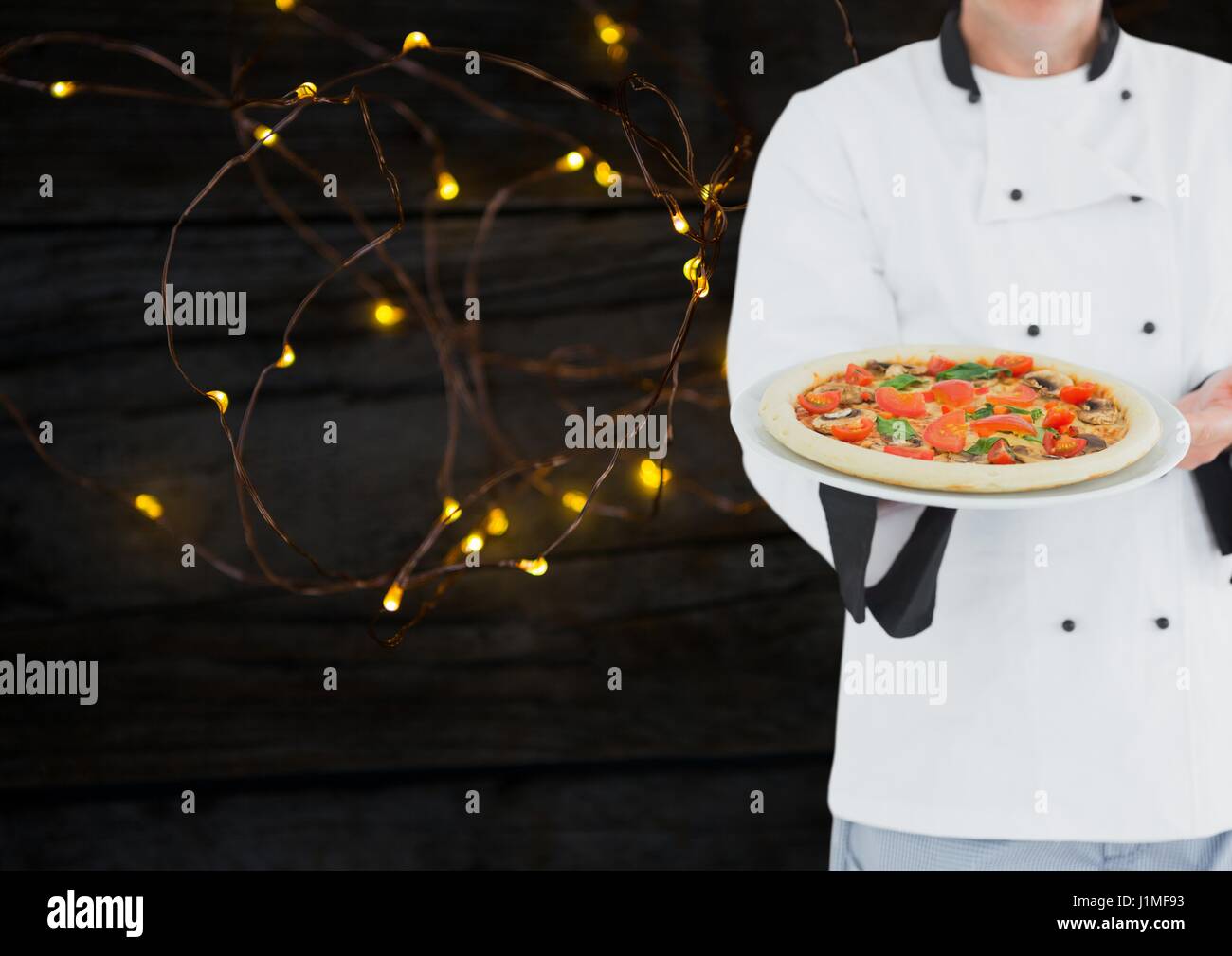 Festival food string lights hi-res stock photography and images - Alamy