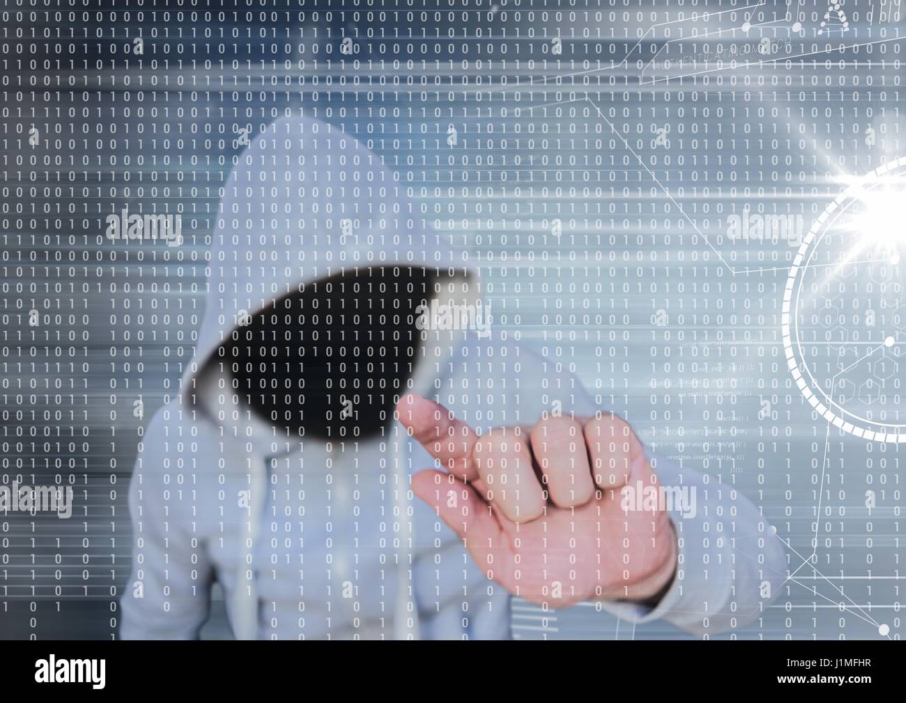 Digital composite black jumper hacker hi-res stock photography and ...