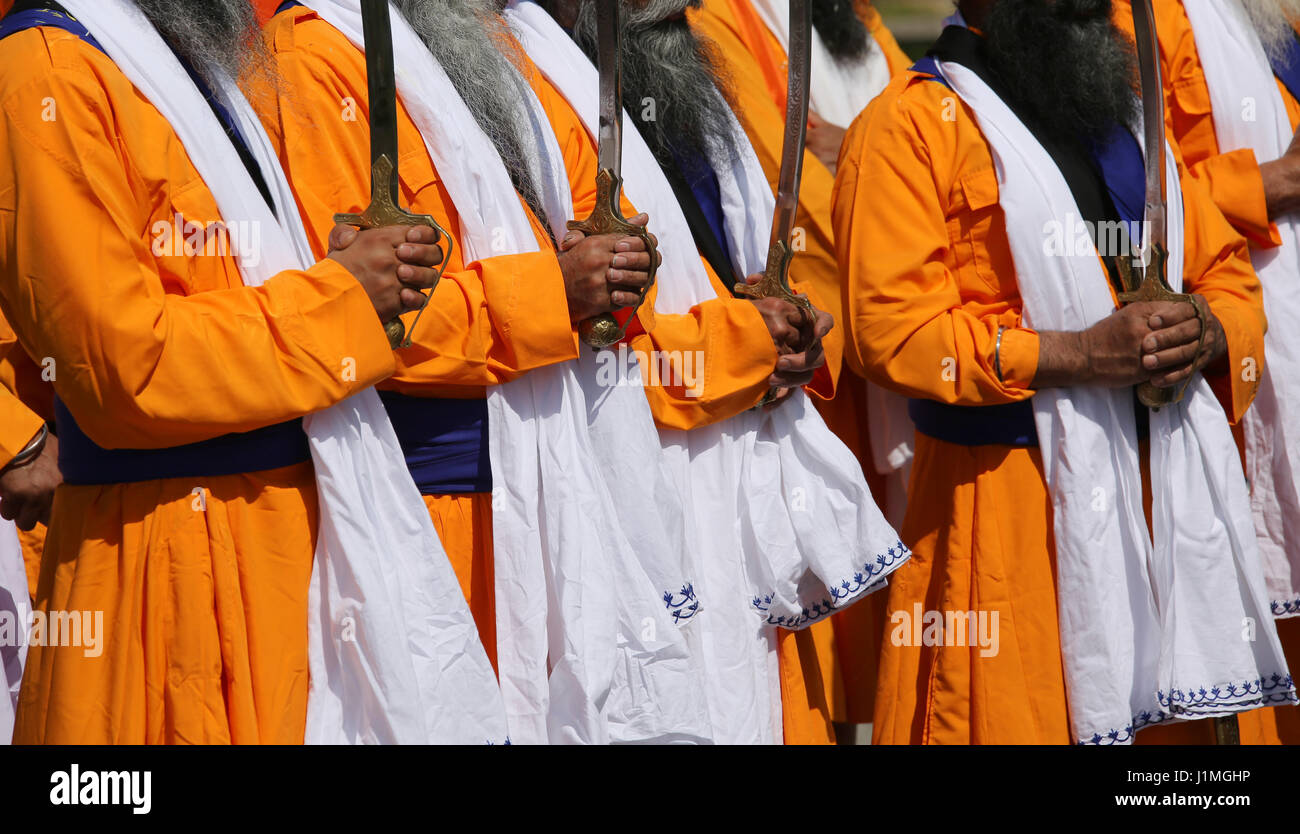 Sikh ceremonial sword hi-res stock photography and images - Alamy