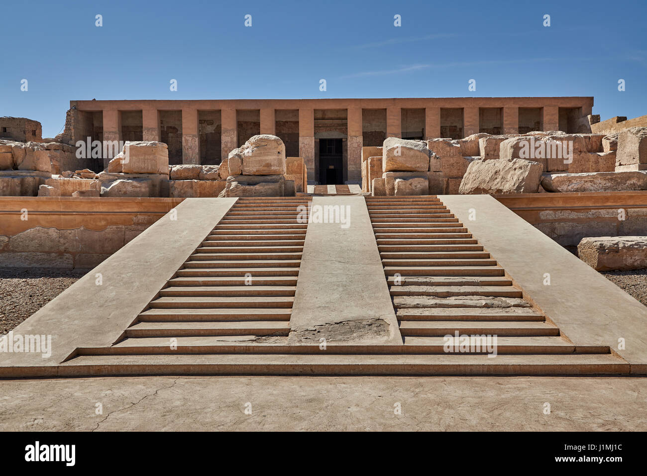 Totentempel des sethos i. hi-res stock photography and images - Alamy