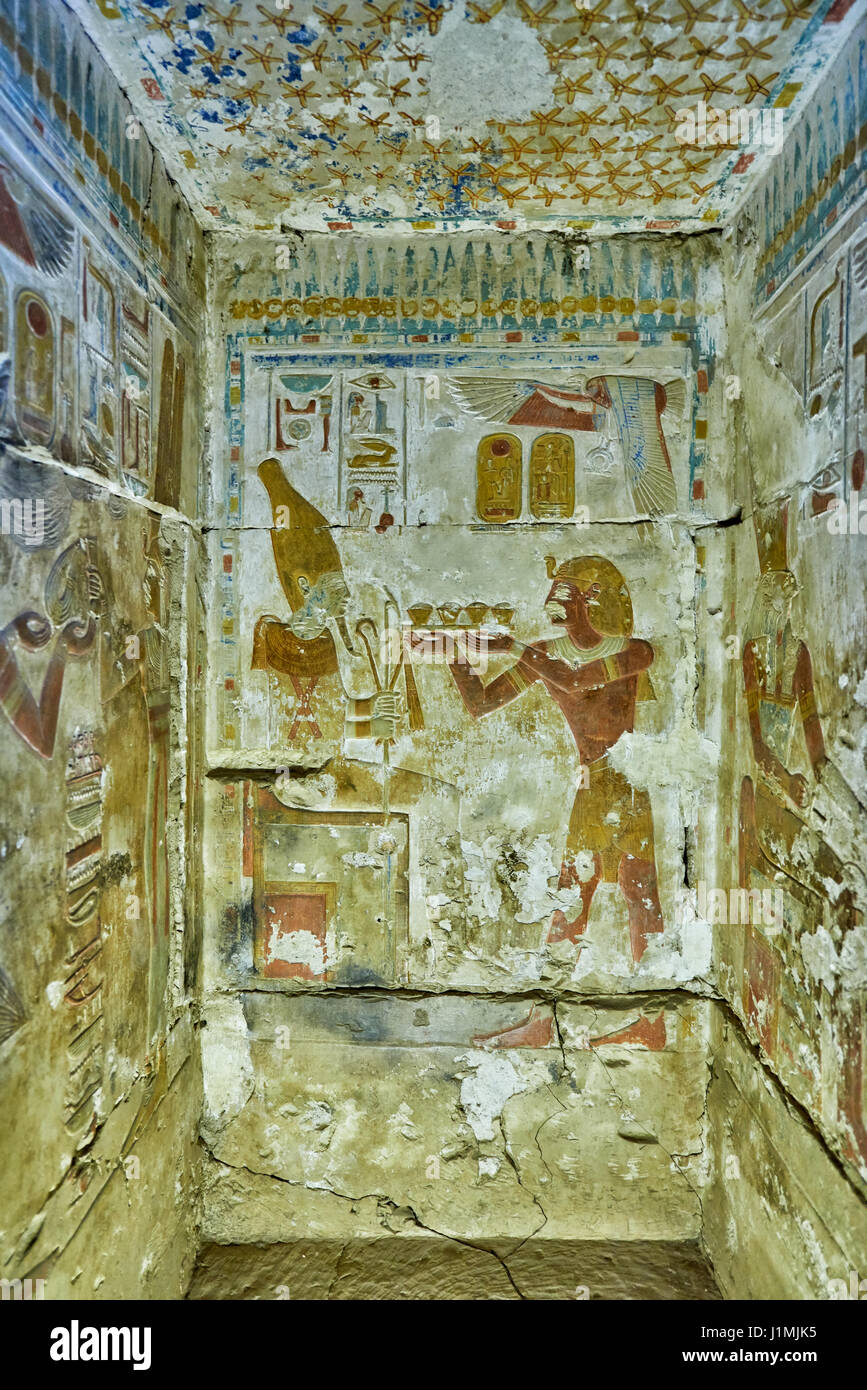 Totentempel des sethos i hi-res stock photography and images - Alamy