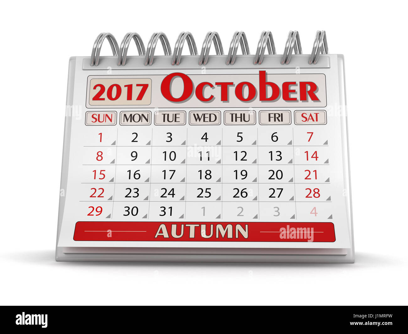 Calendar 2017. Image with clipping path Stock Photo - Alamy
