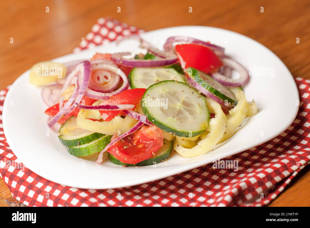 Healthy fitness salad Stock Photo - Alamy