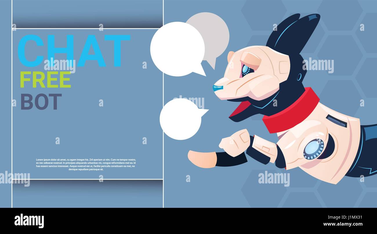 Chat Bot Free Robot Virtual Assistance Of Website Or Mobile Applications, Artificial ...