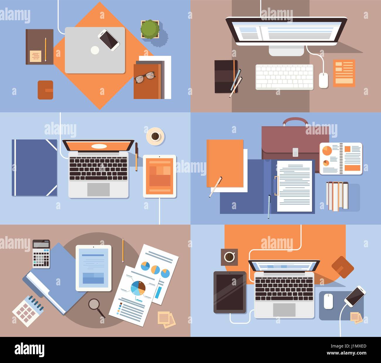 Diagram desk Stock Vector Images - Alamy