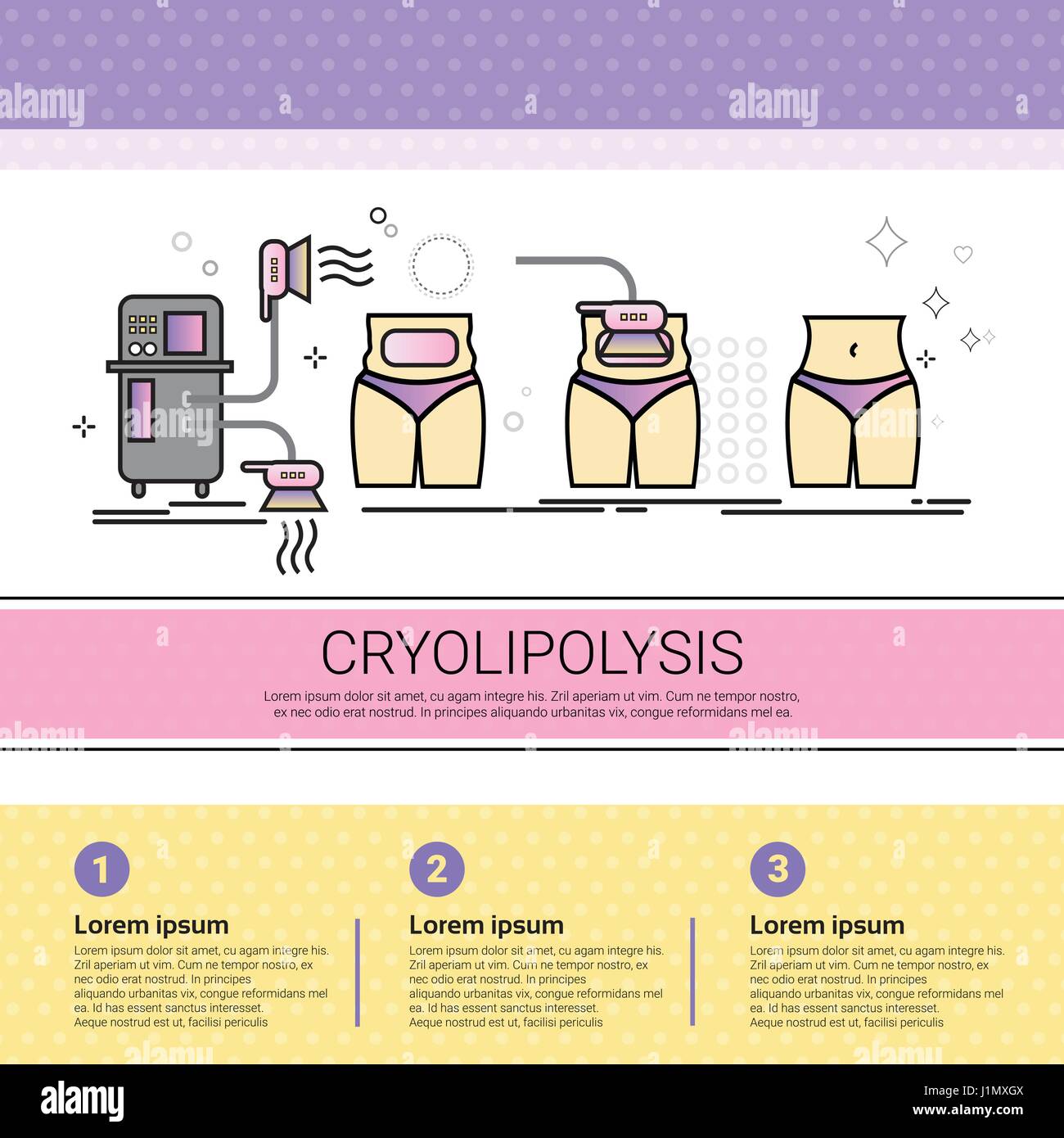 Cryolipolysis Cosmetology Infographics Salon Medical Cosmetics ...