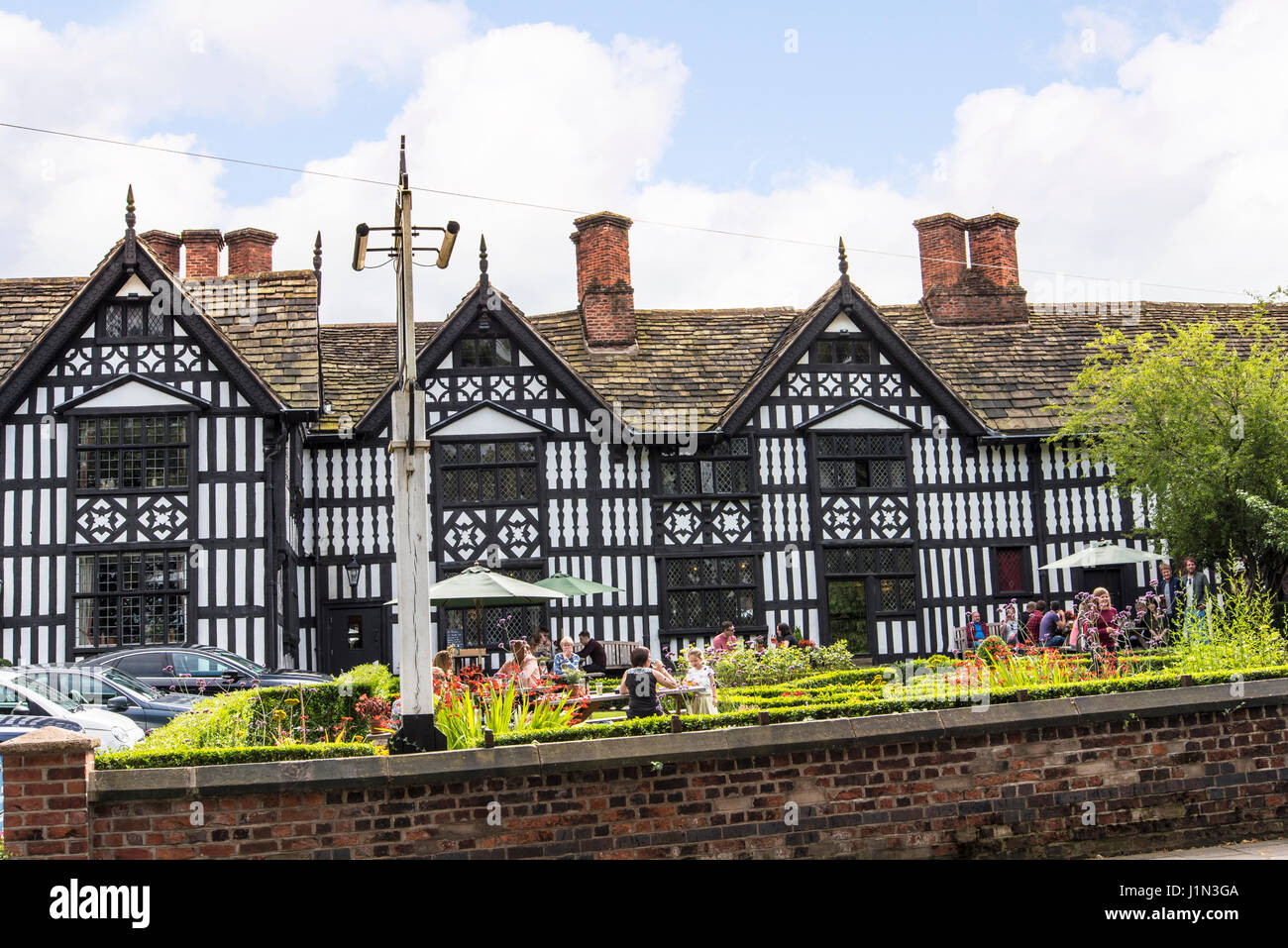 The Picturesque Town of Sandbach in South Cheshire England Stock Photo ...