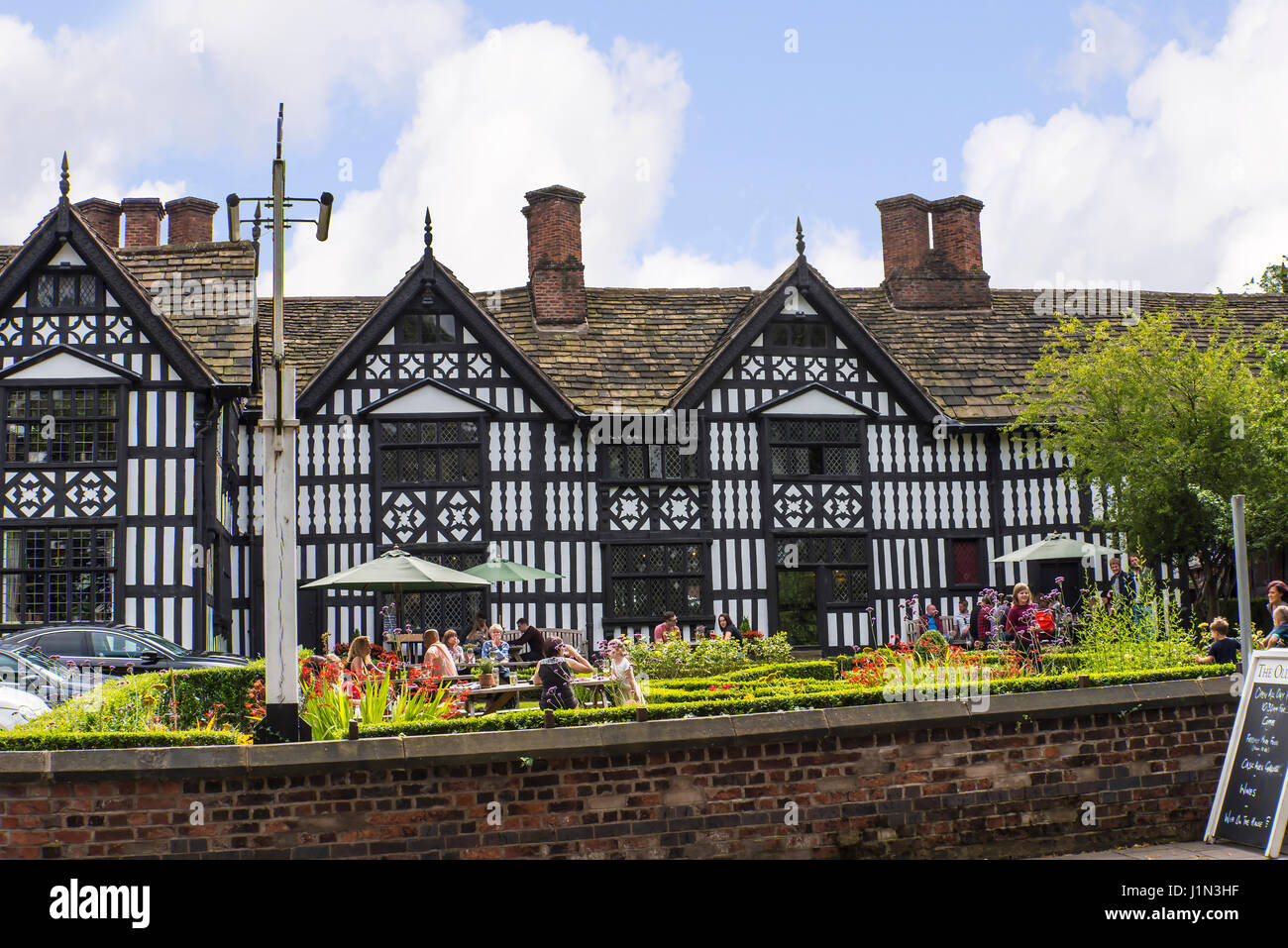 The Picturesque Town of Sandbach in South Cheshire England Stock Photo ...
