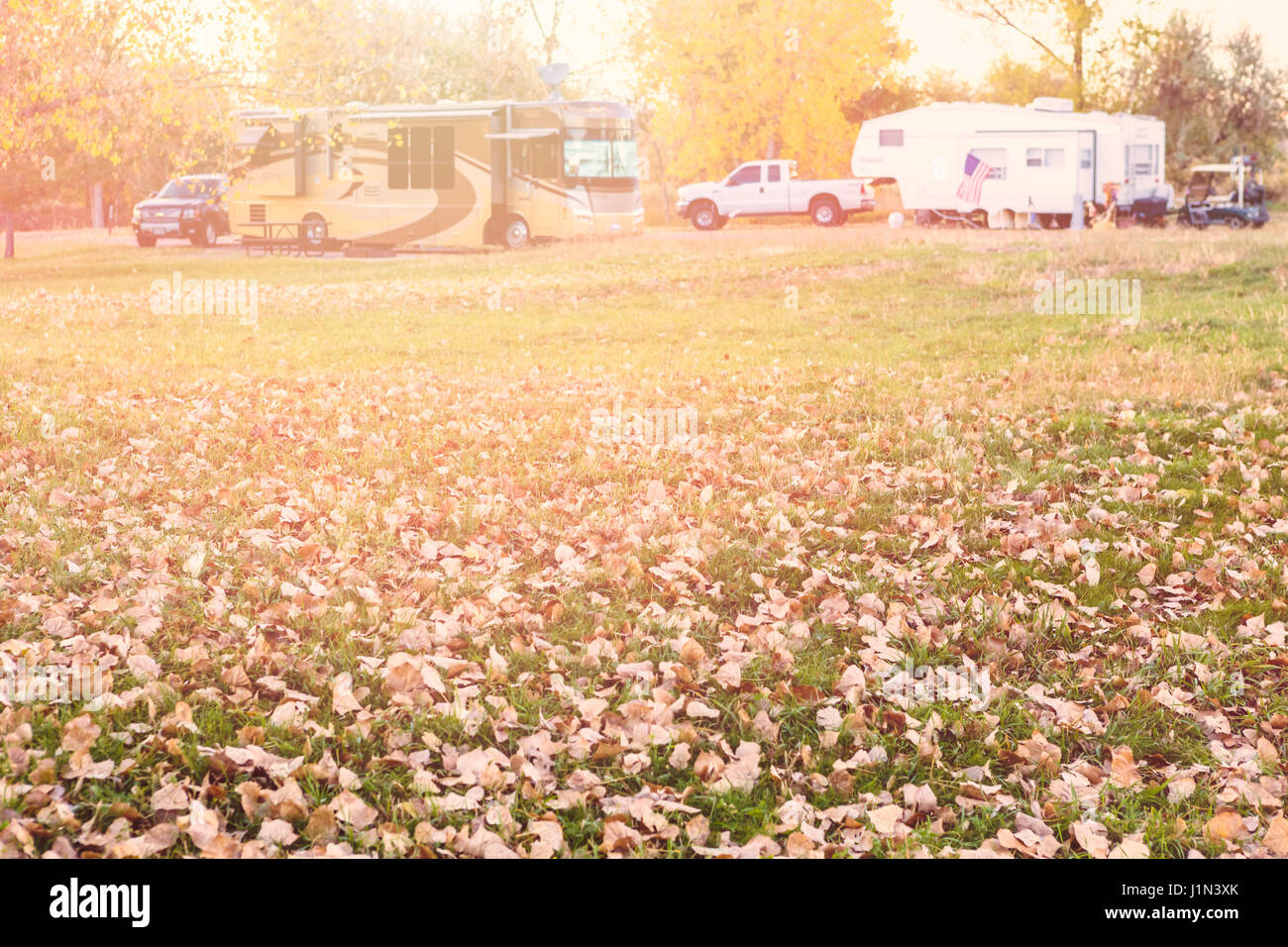 Camping in late October in Colorado Stock Photo - Alamy