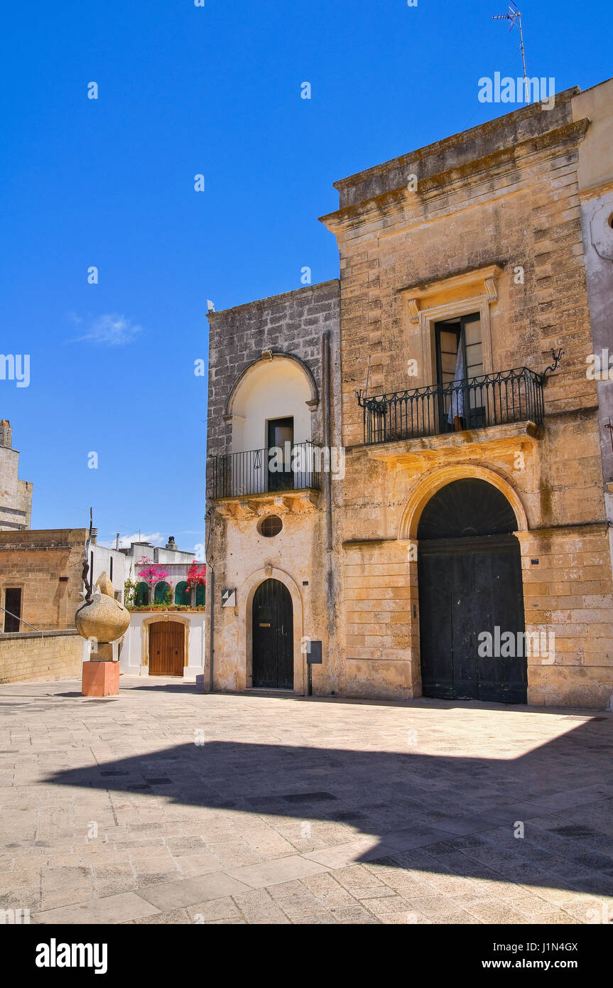 Alleyway. Specchia. Puglia. Italy Stock Photo - Alamy