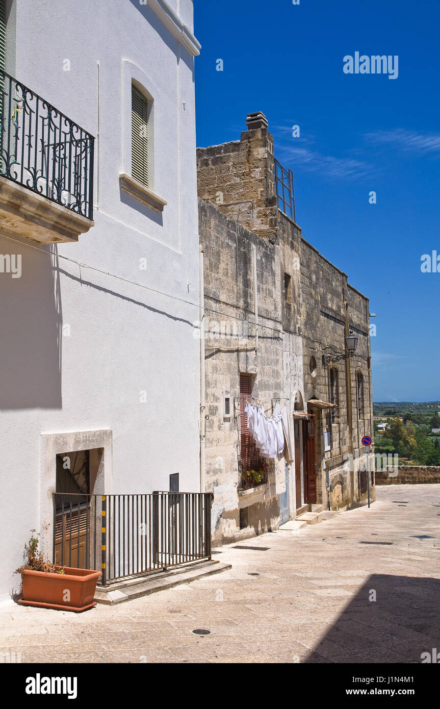 Alleyway. Specchia. Puglia. Italy Stock Photo - Alamy
