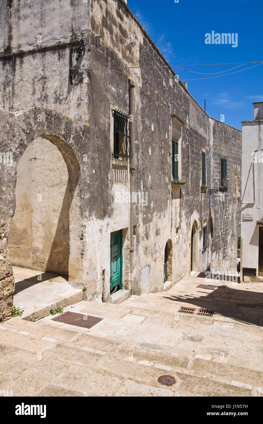 Alleyway. Specchia. Puglia. Italy Stock Photo - Alamy