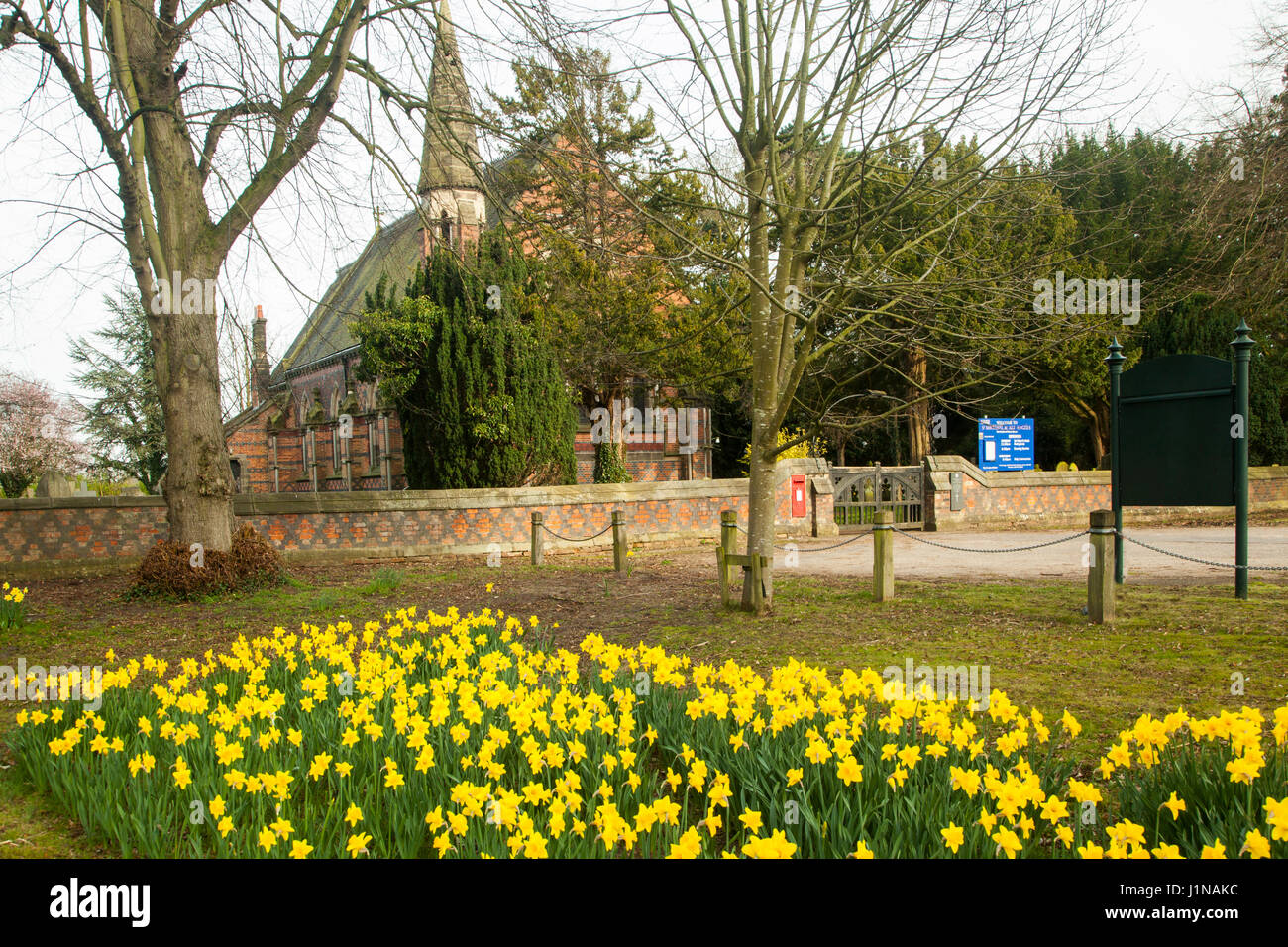 St Michael and All Angels parish Church, Crewe Green ,Crewe Cheshire ...