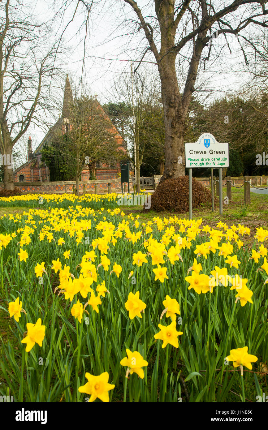 St Michael and All Angels parish Church, Crewe Green ,Crewe Cheshire ...