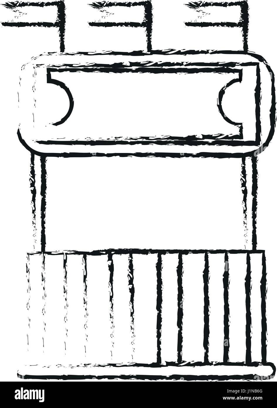 Vintage carnival booth Stock Vector Images - Alamy