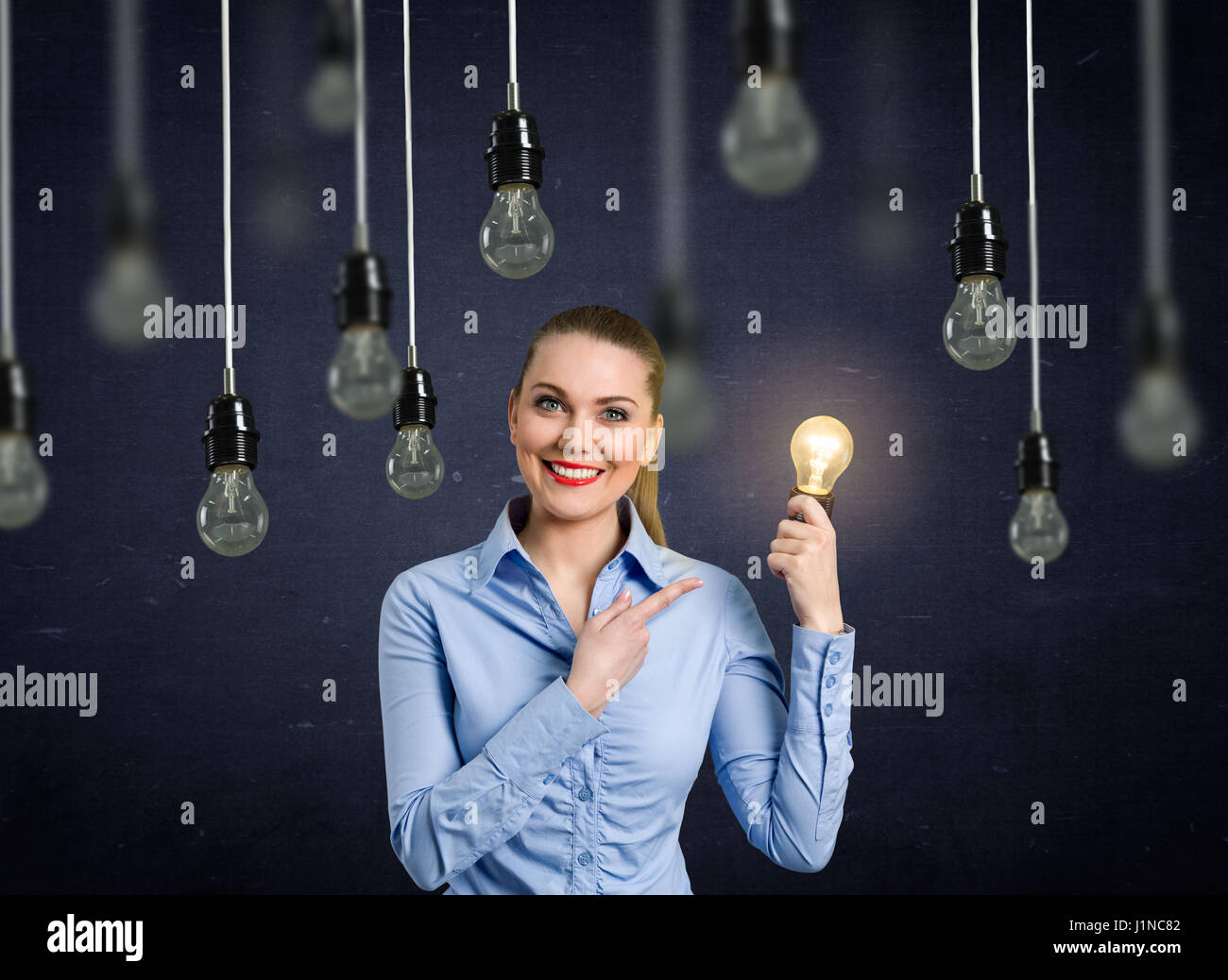 Hanging Light Bulb Photography