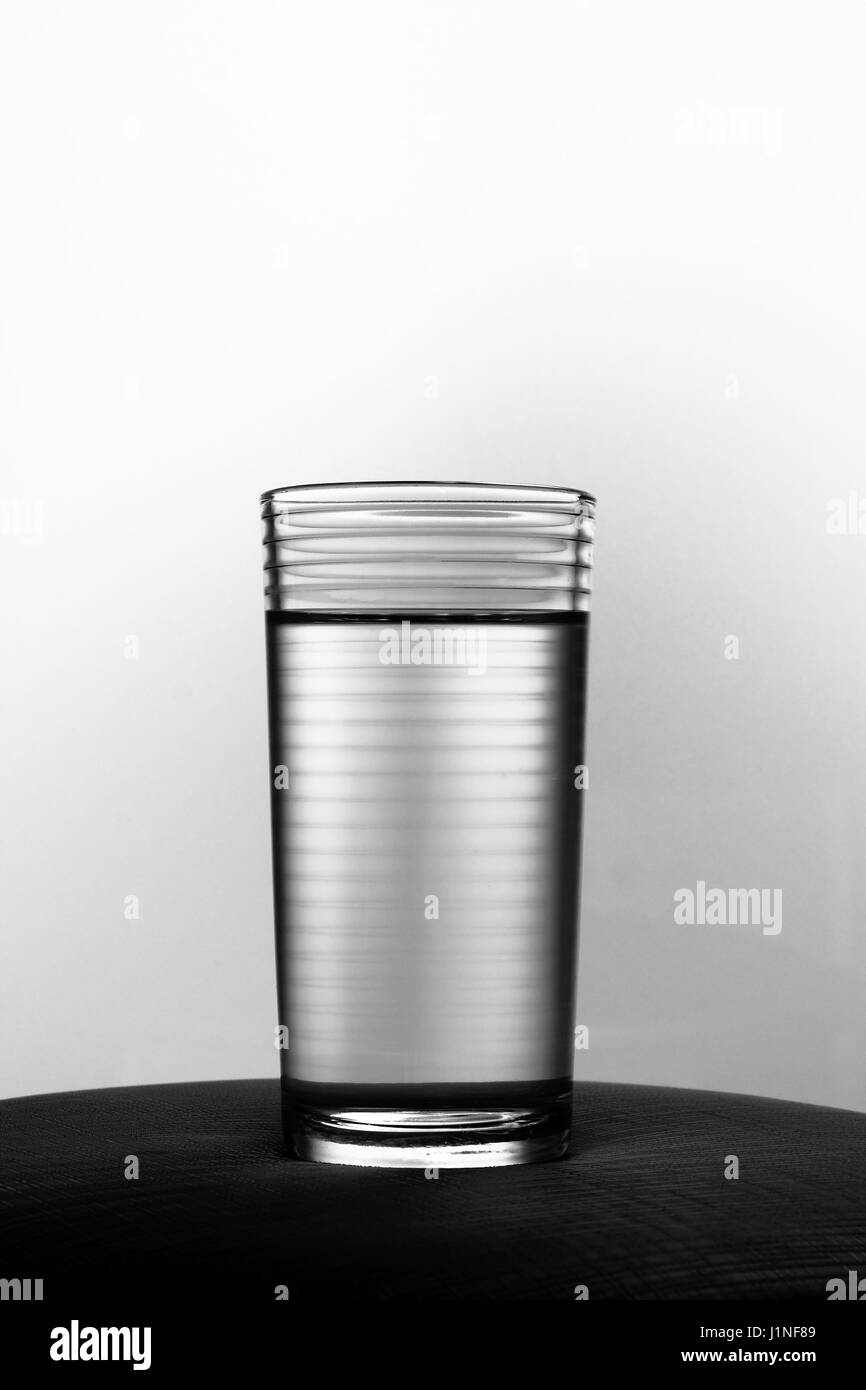 Bottle pure water isolated Black and White Stock Photos & Images - Alamy