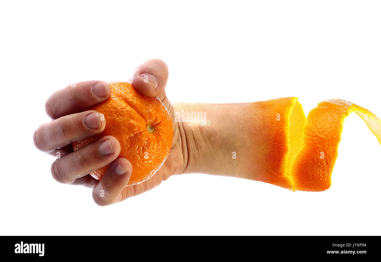 Grab the orange Stock Photo - Alamy