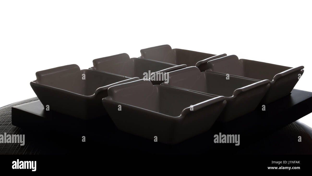 Sauce containers or recipients Stock Photo - Alamy