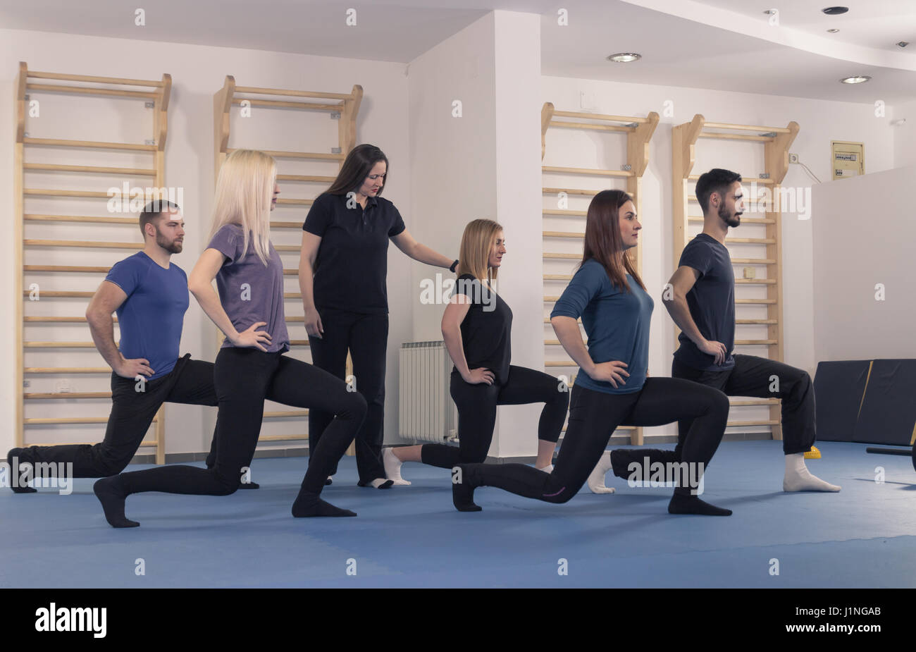 Lunge Exercise, Men High Resolution Stock Photography and Images - Alamy