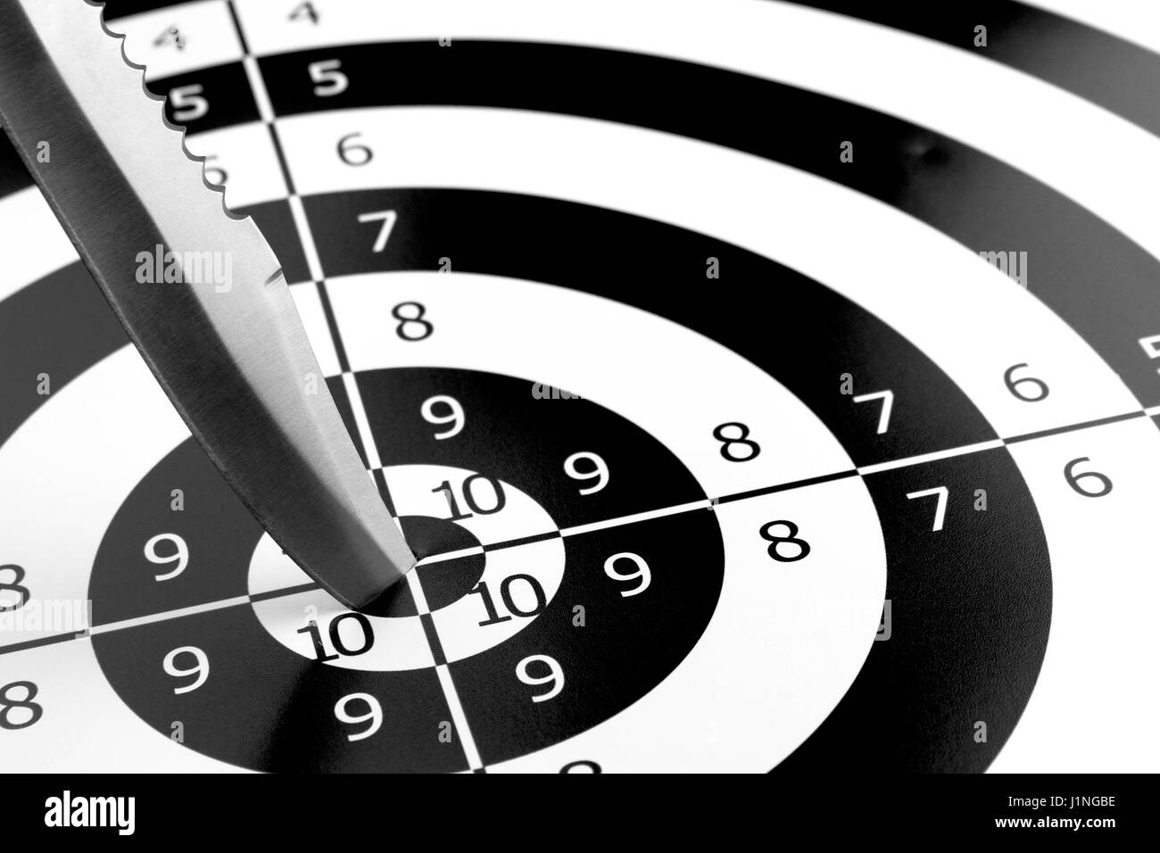 Bullseye Black and White Stock Photos & Images - Alamy