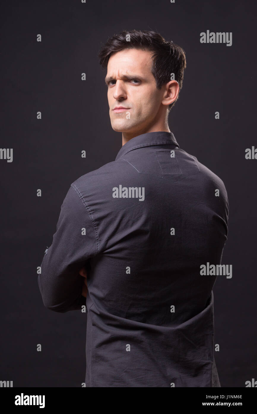 Face turned backwards hi-res stock photography and images - Alamy