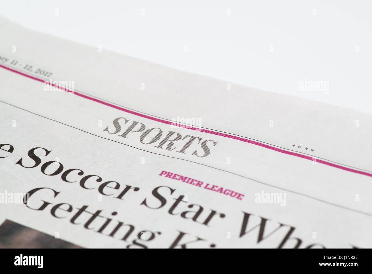 Latest usa newspaper front page hi-res stock photography and images - Alamy