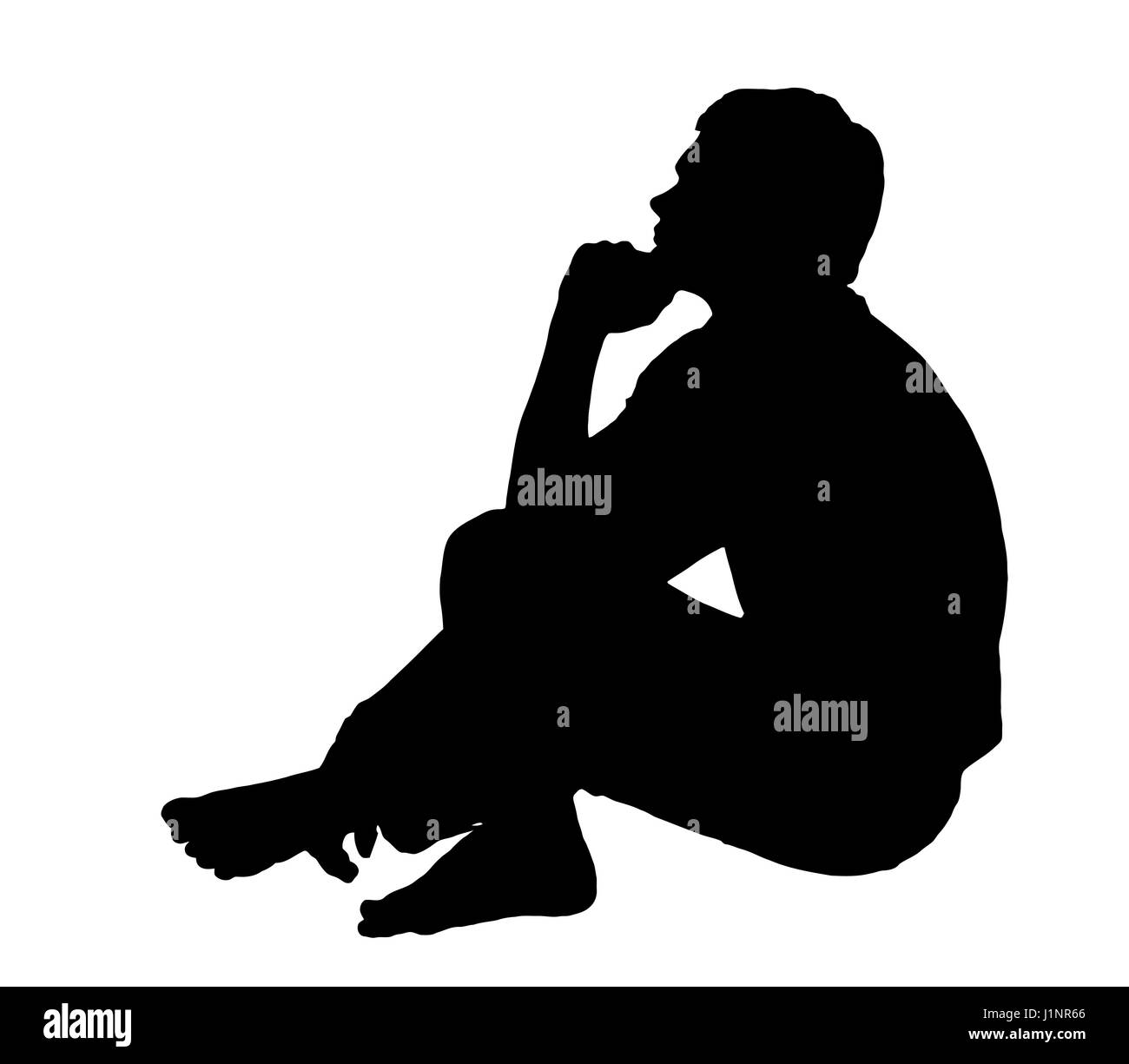 Silhouette Boy Profile