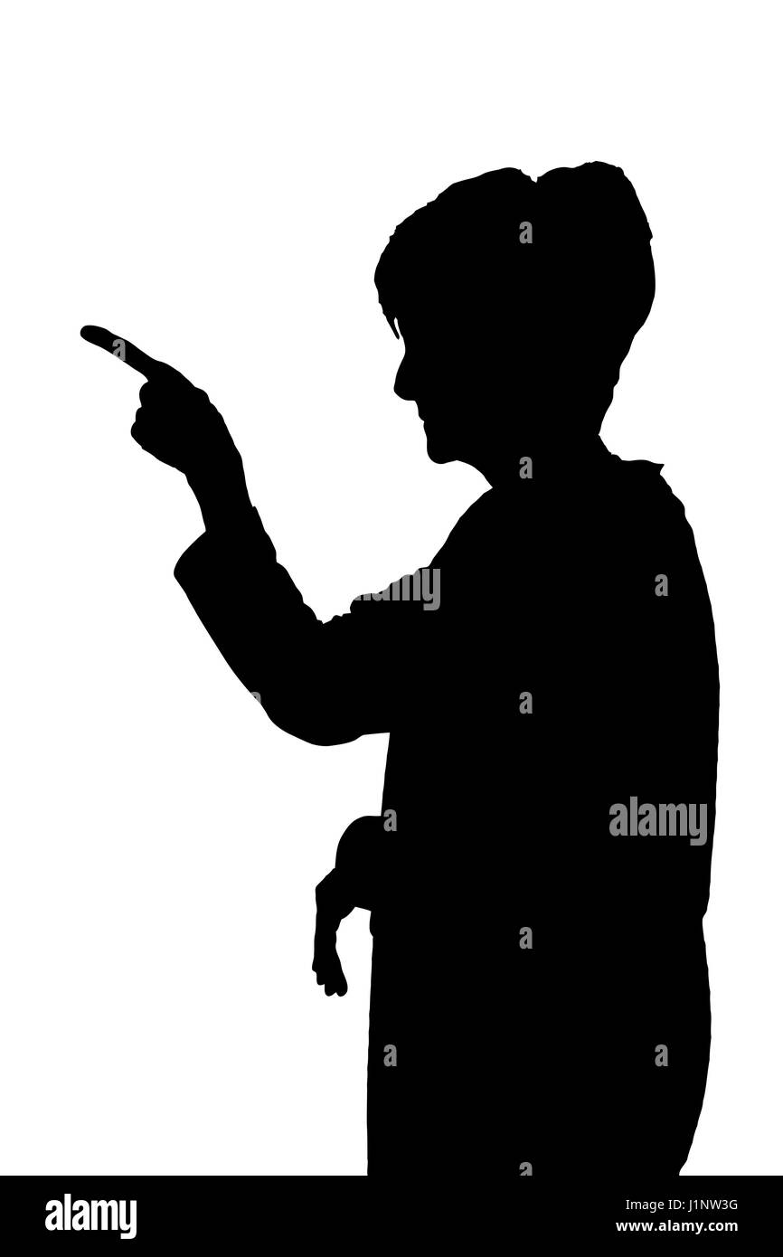 Finger pointing warning Stock Vector Images - Alamy