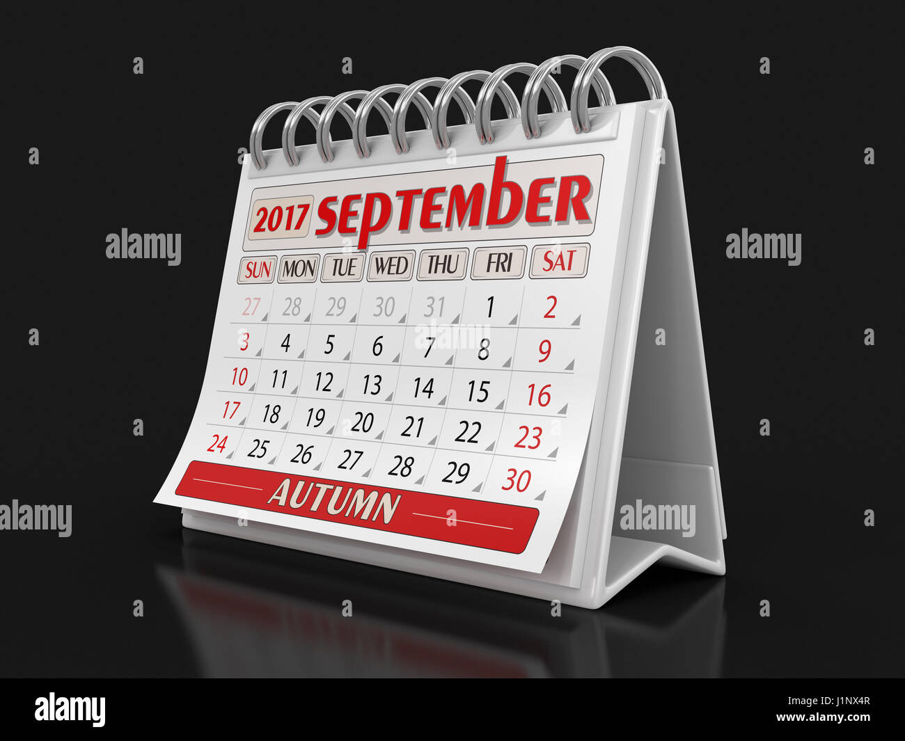 Calendar 2017. Image with clipping path Stock Photo - Alamy