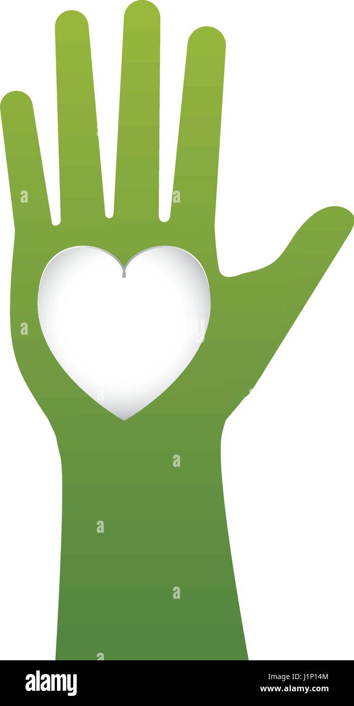 Human hand up symbol Stock Vector Image & Art - Alamy