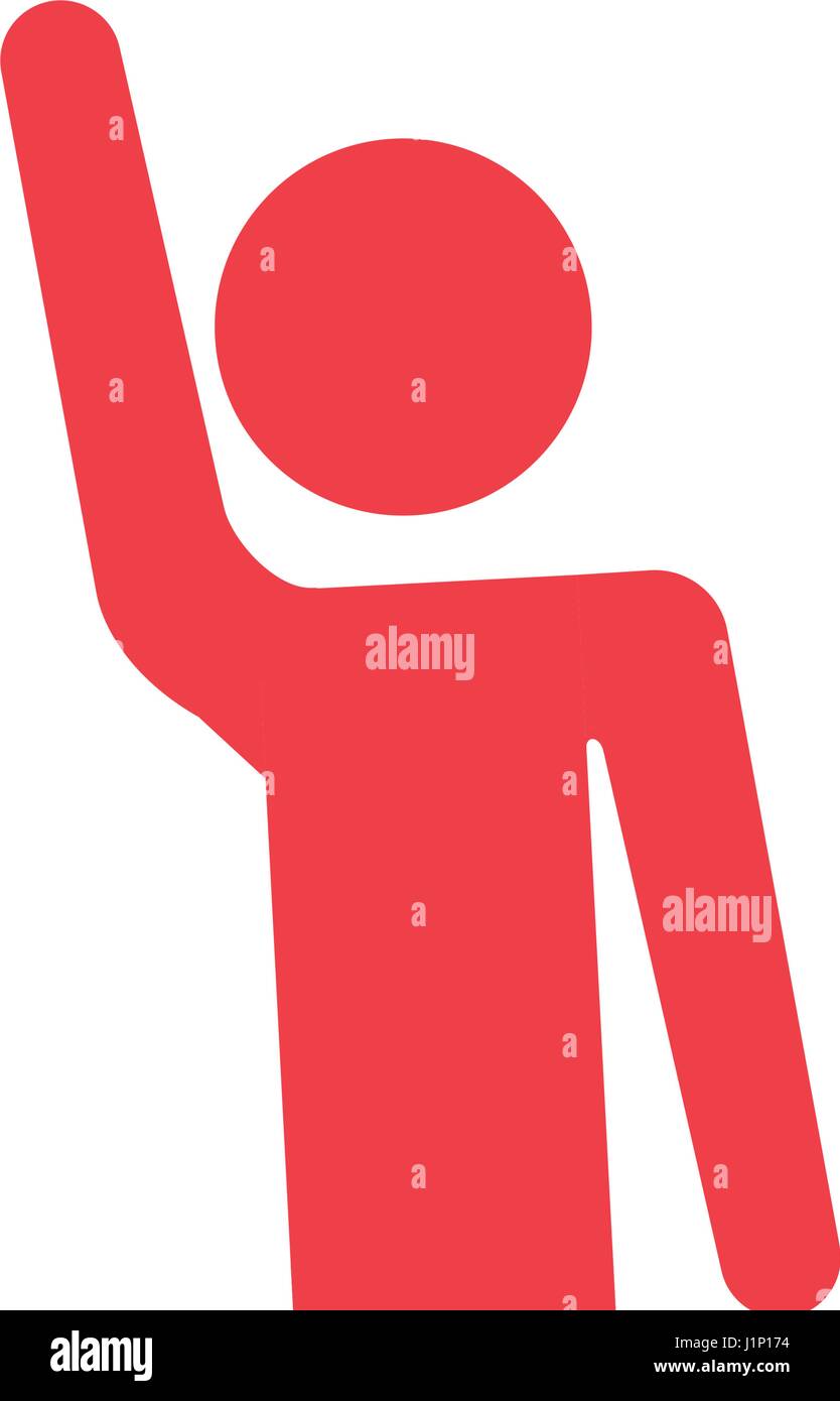 Human hand up symbol Stock Vector Image & Art - Alamy