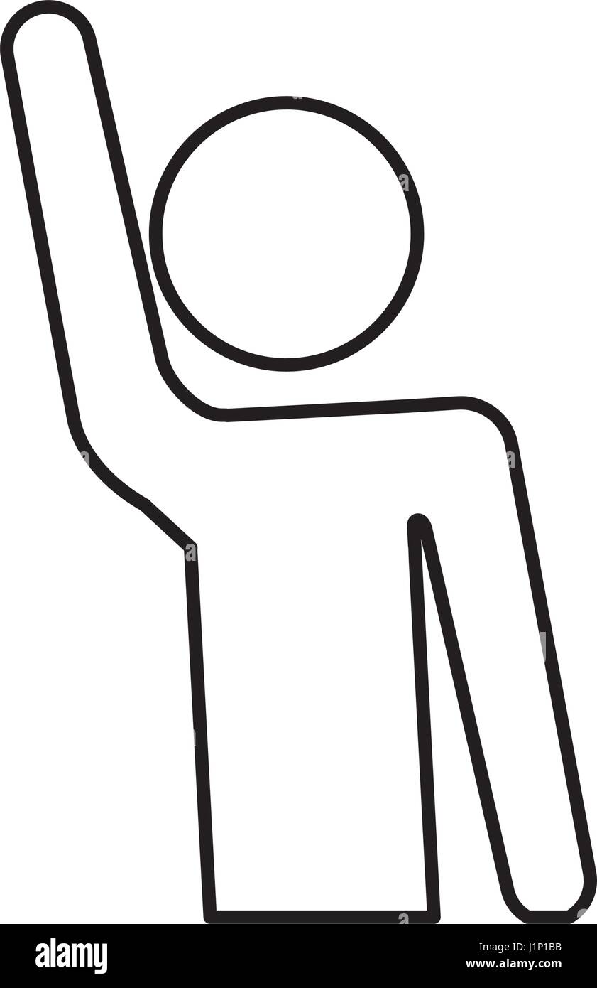 Human hand up symbol Stock Vector Image & Art - Alamy