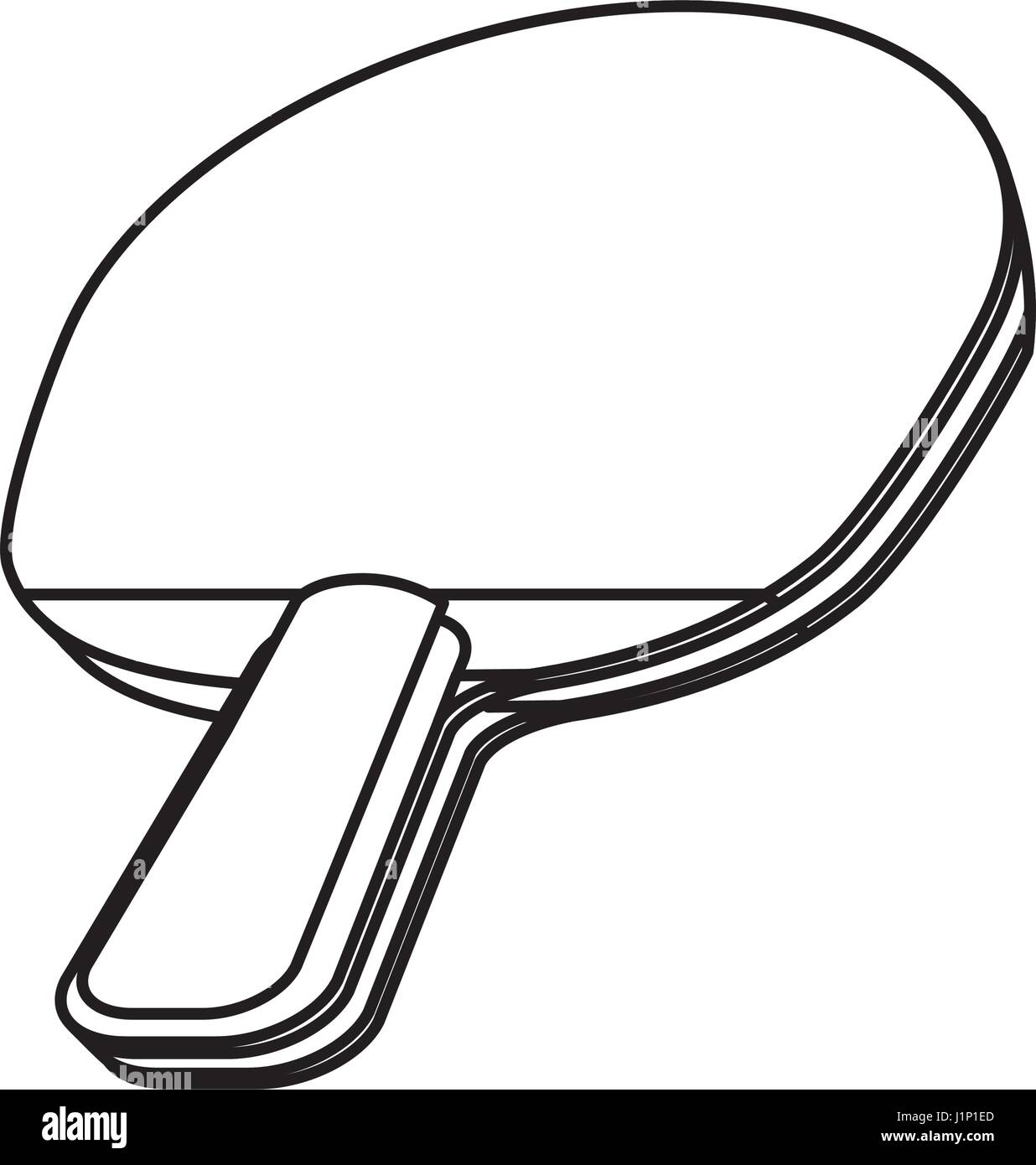 Ping pong racket Stock Vector Image & Art - Alamy