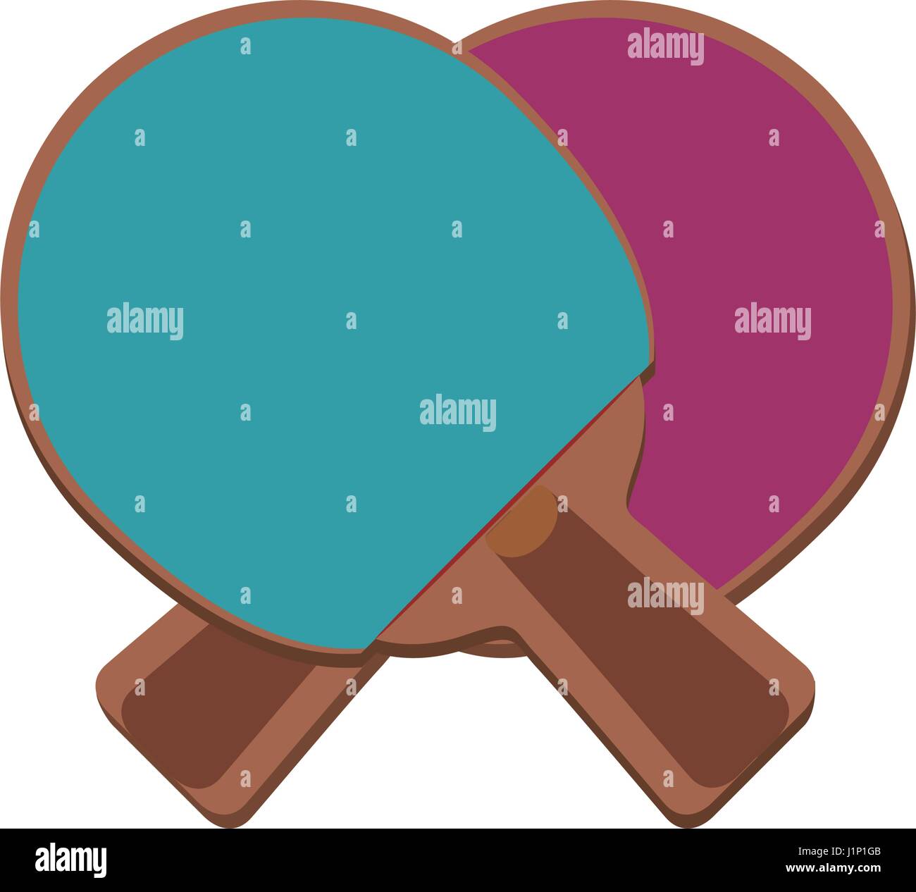 Ping pong rackets Stock Vector Image & Art - Alamy